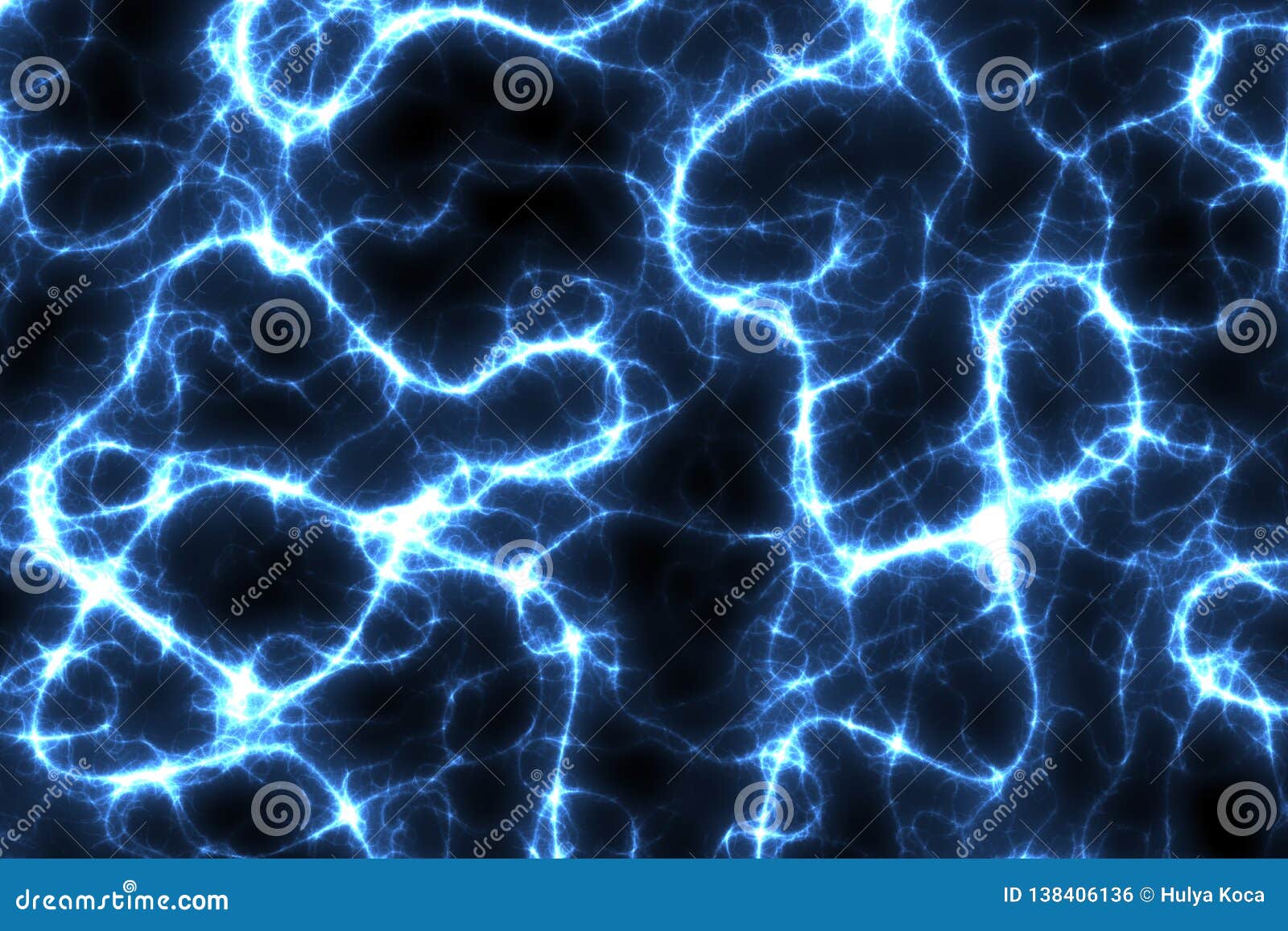 Lightning Bolts Radiatingas a Background Stock Illustration ...