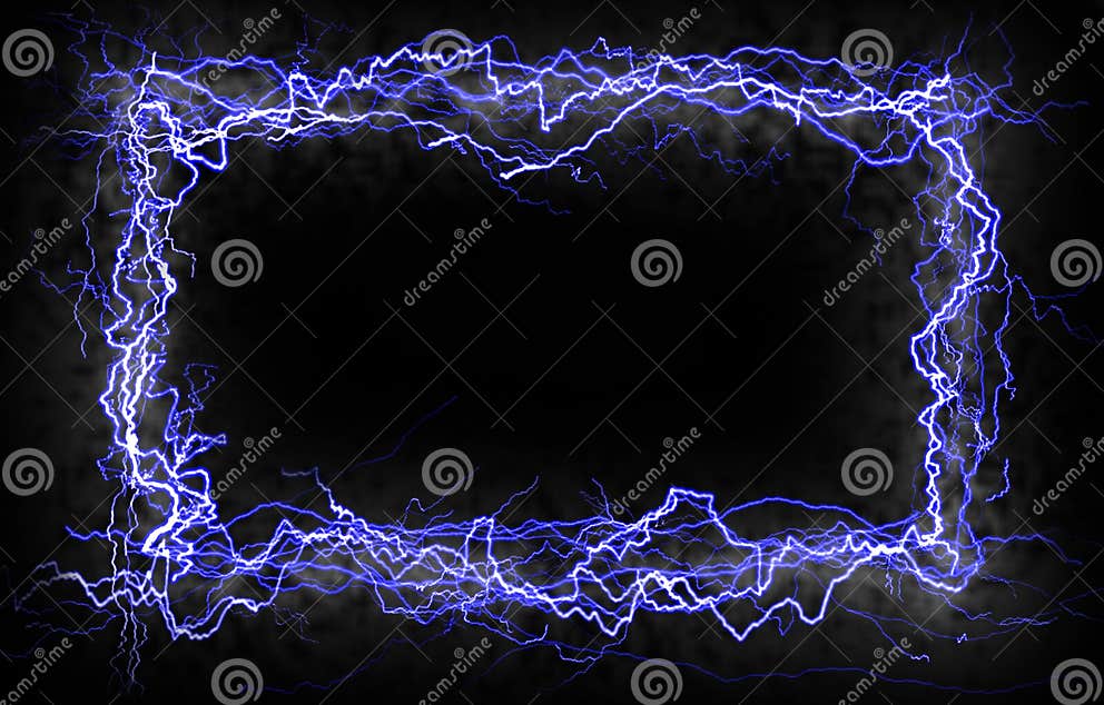 Lightning Border stock illustration. Illustration of border - 2527337