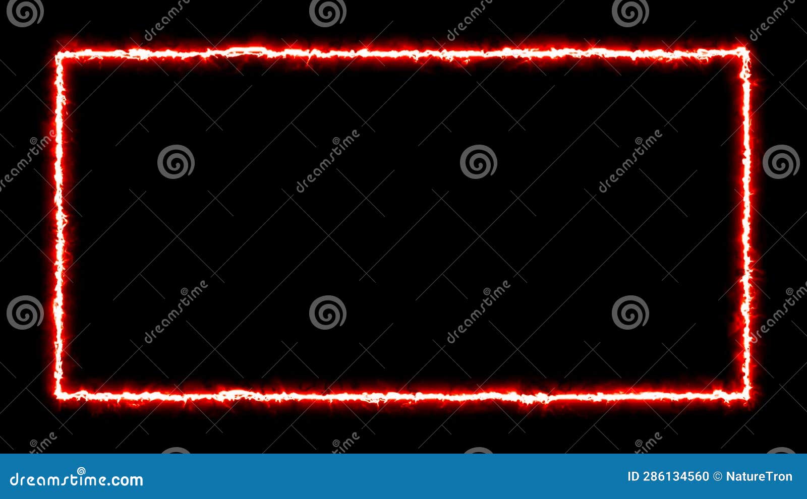 Lightning Border Frame on Black Background Animation Stock Footage ...