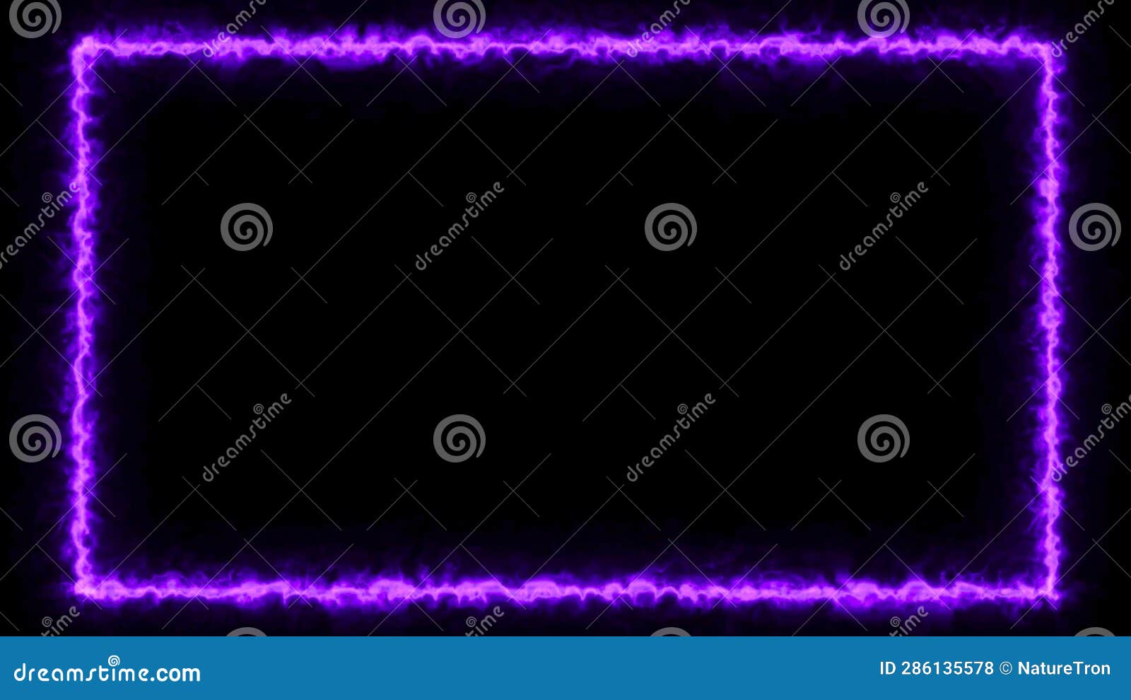 Lightning Border Frame on Black Background Animation Stock Footage ...