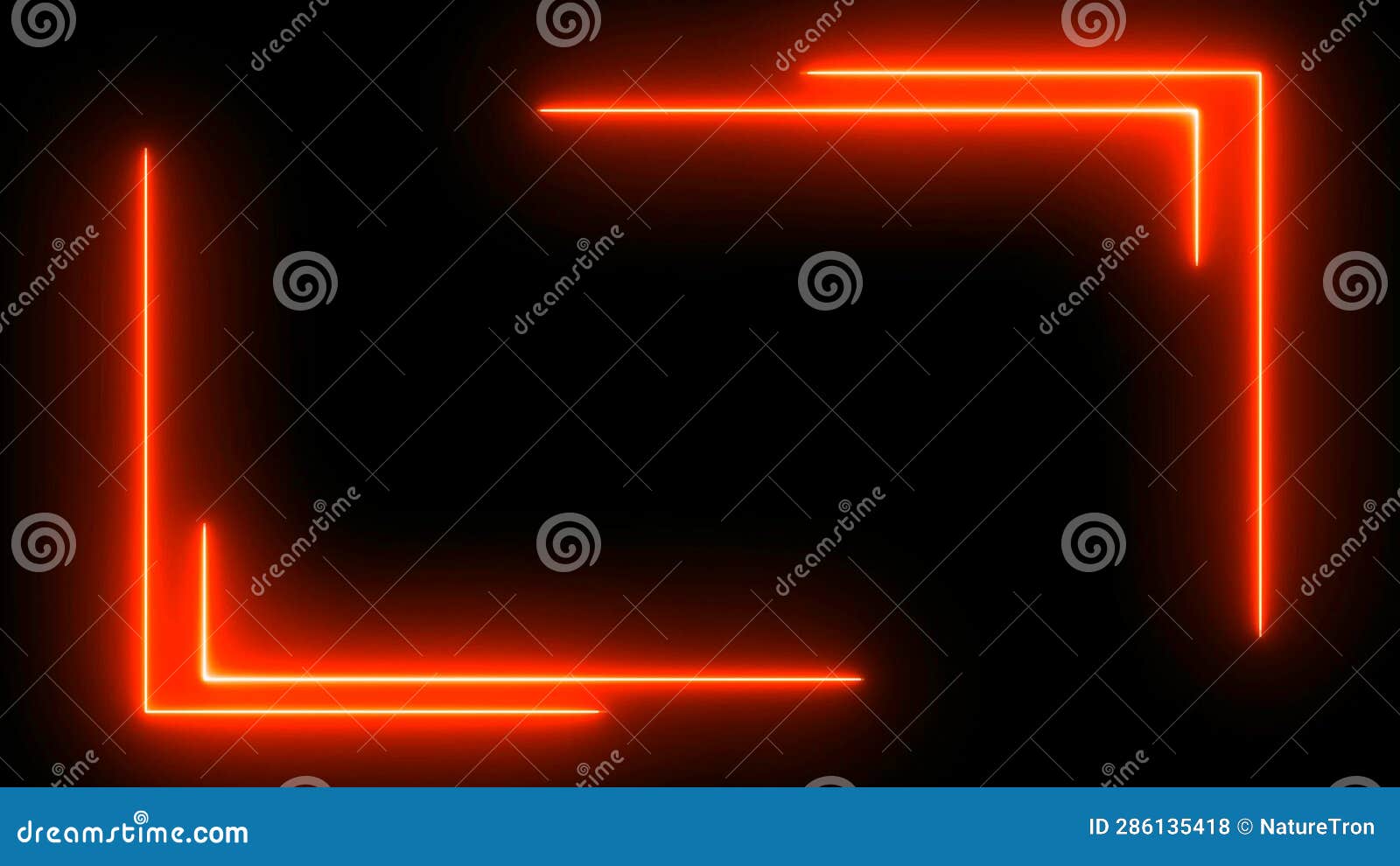 Lightning Border Frame on Black Background Animation Stock Footage ...