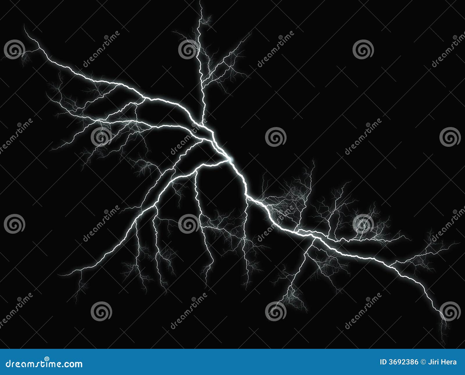 Lightning Branching Flash Royalty-Free Stock Image | CartoonDealer.com ...