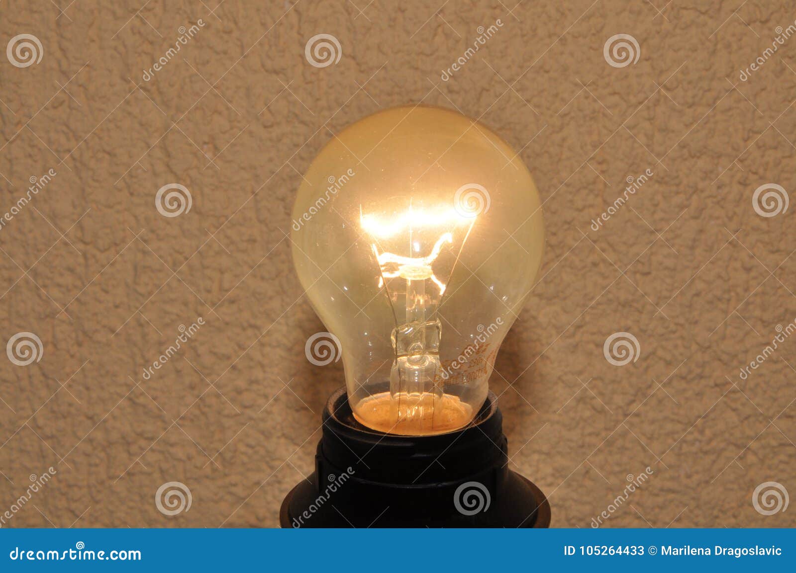 Lightning bulb stock image. Image of edison, electric - 105264433