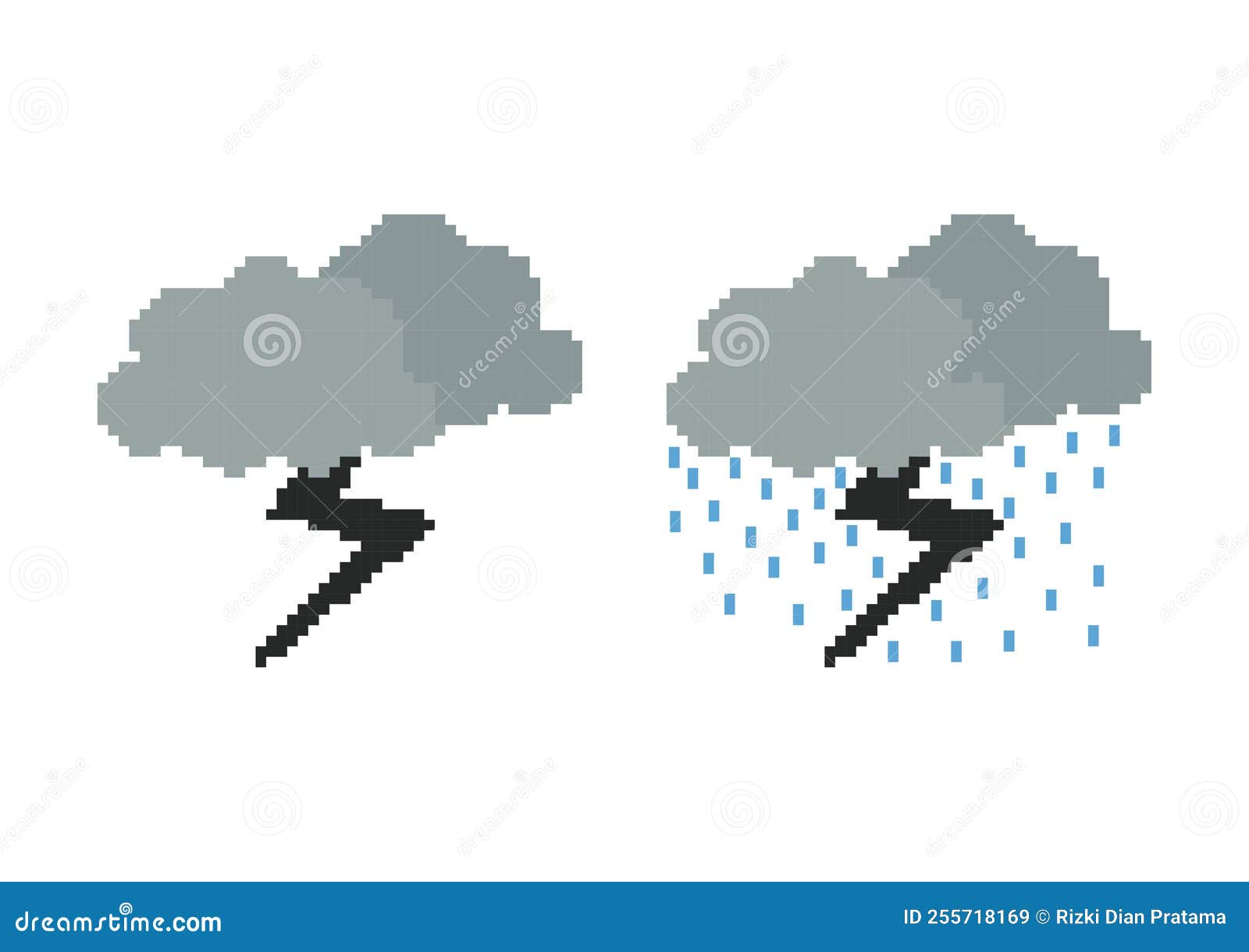 Lightning Cloud and Thunderstorm Illustration Stock Vector ...