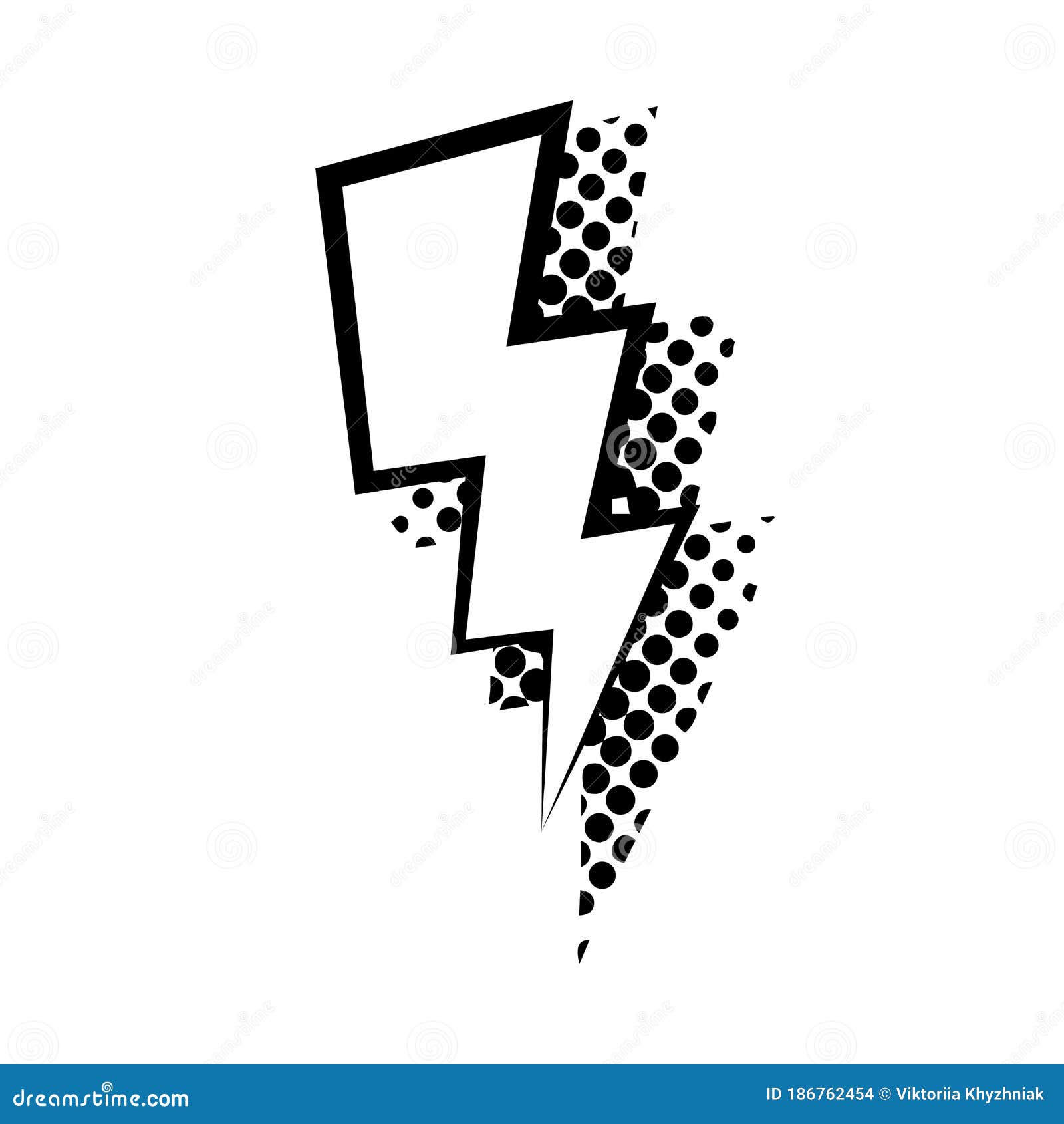 Lightning Comic Speech Babble Vector Flat Isolated Stock Vector ...
