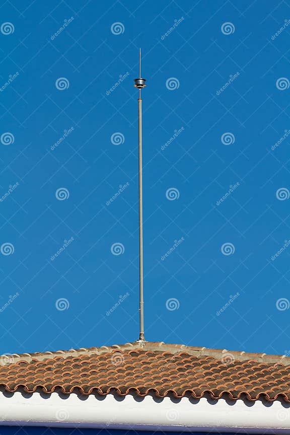 Lightning conductor stock photo. Image of blue, energy - 22834254