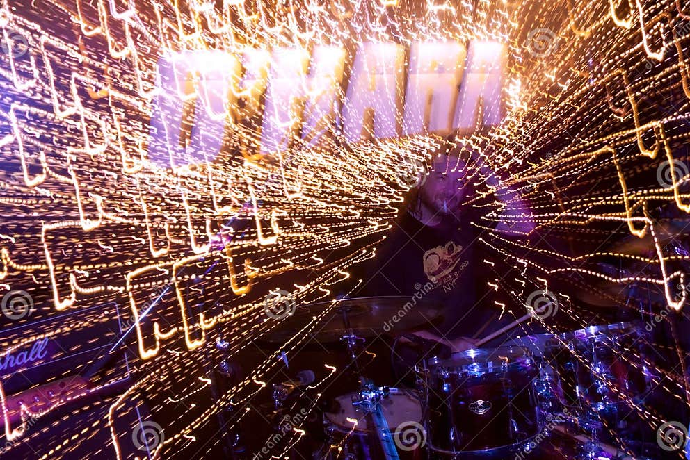 Lightning drummer editorial photo. Image of amadeus, performer - 27781486