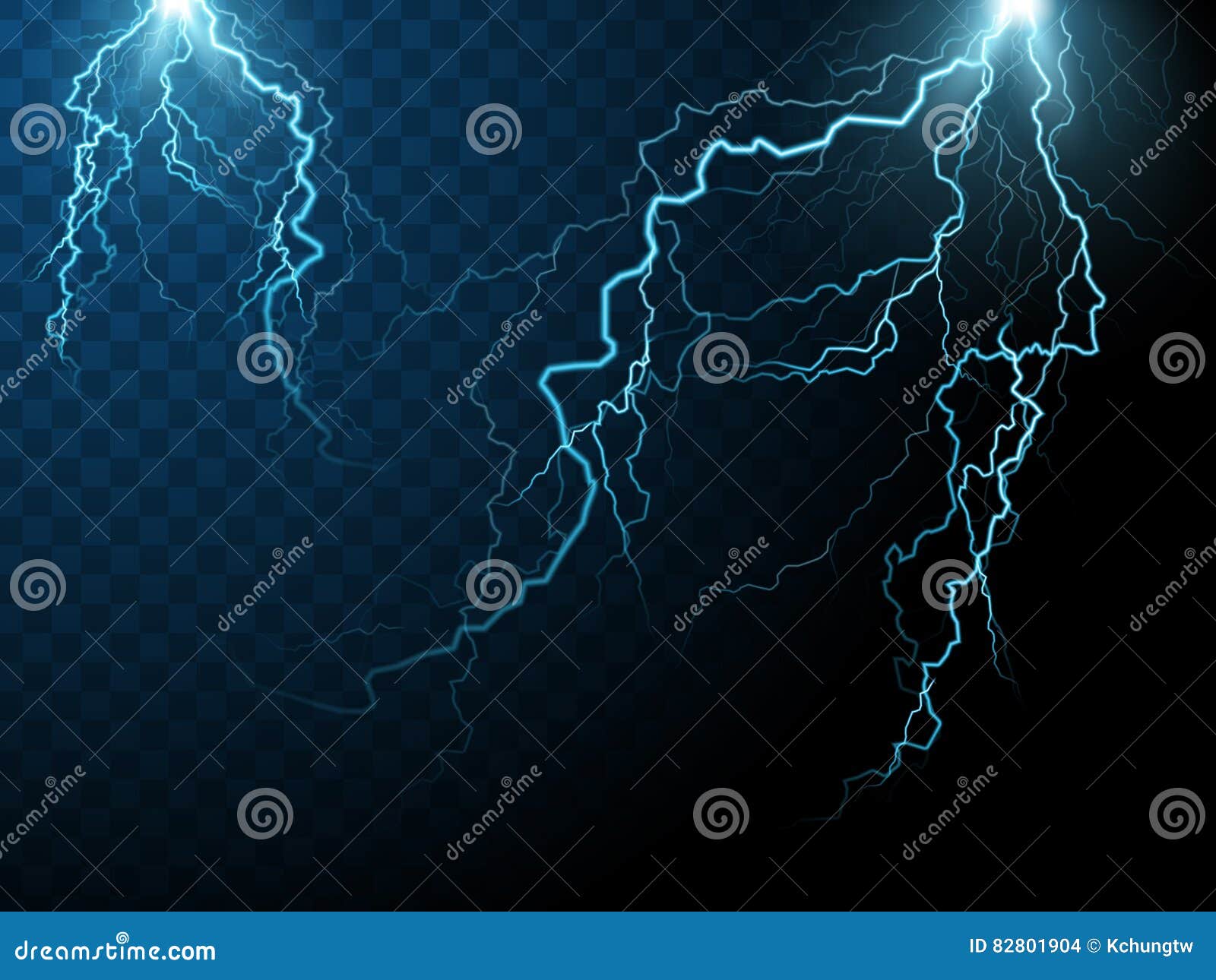 Lightning Special Effect Animation Frames Cartoon Vector ...