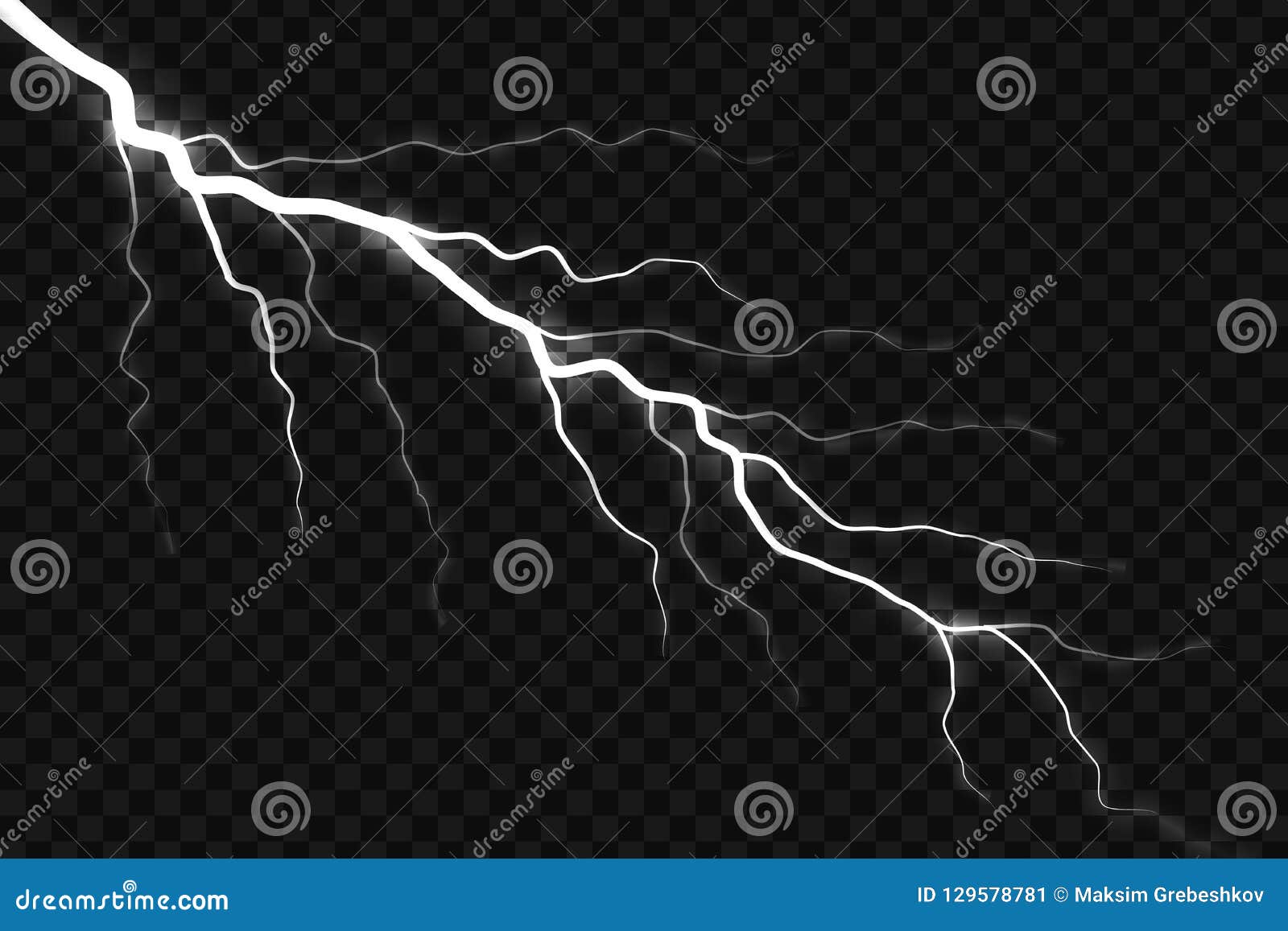 Lightning Electric Thunder Storm Stock Illustration - Illustration of ...