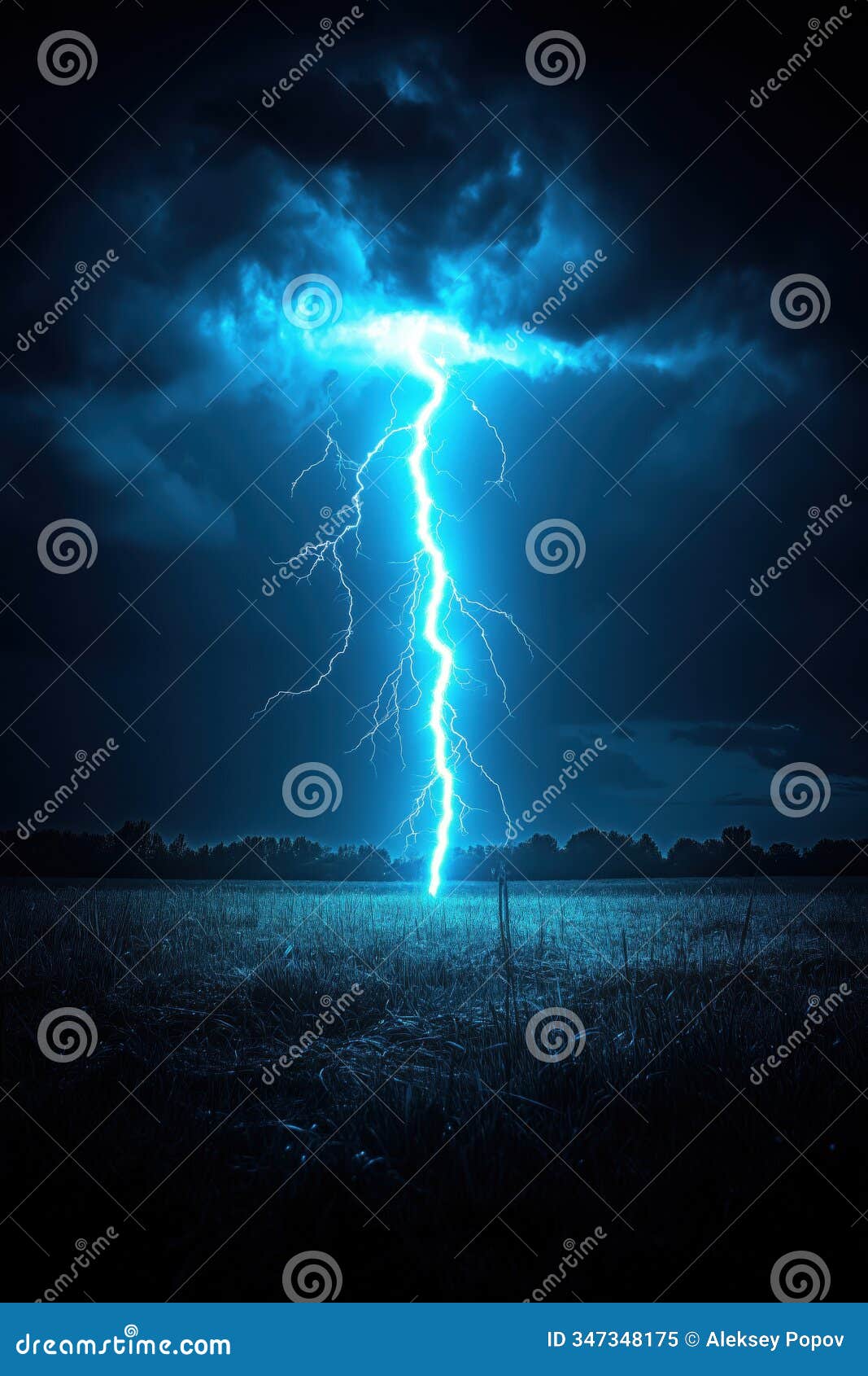Lightning is an Electrical Spark Discharge in the Atmosphere Stock ...