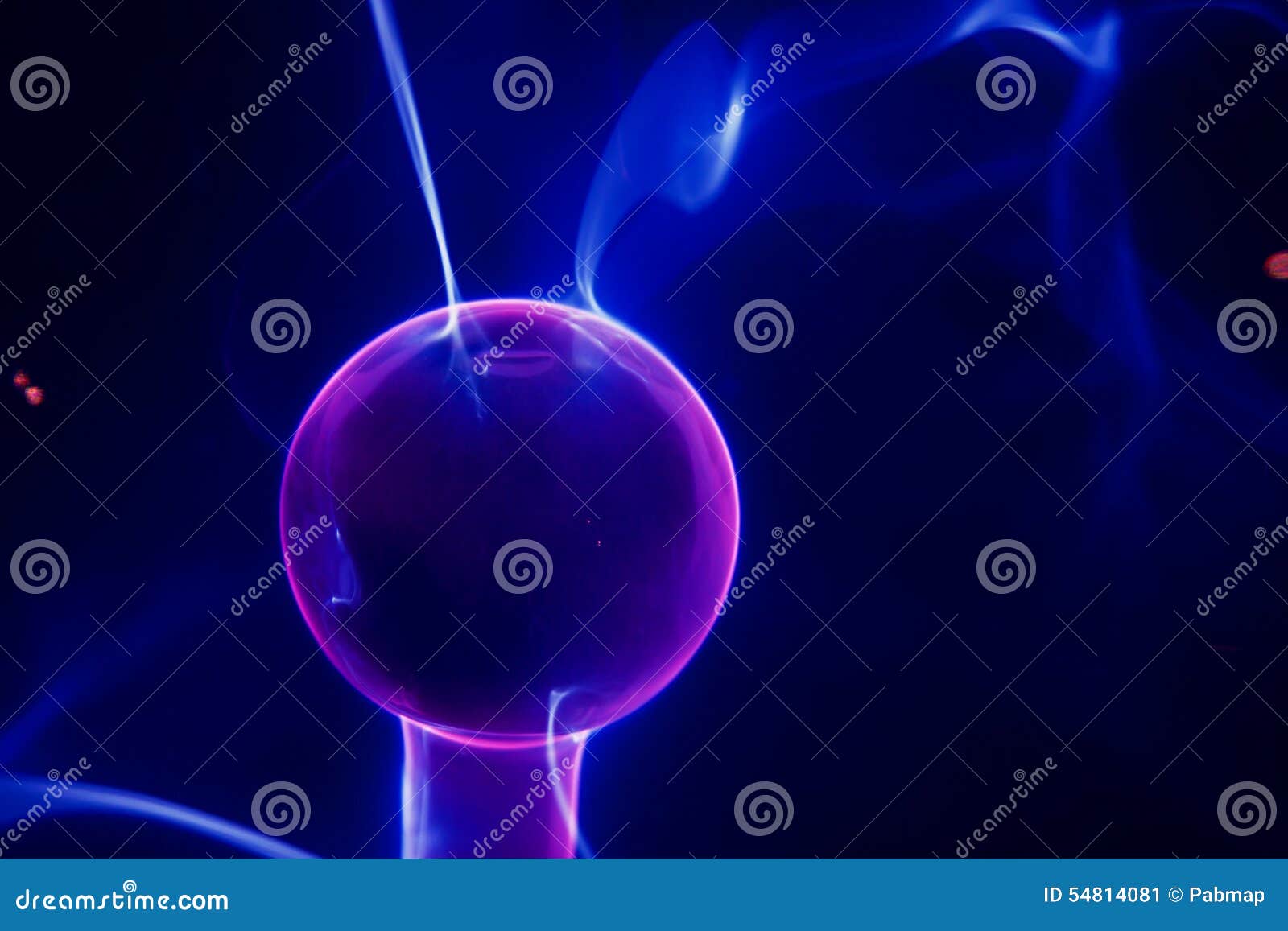 Lightning Electrical Sphere Stock Image - Image of bright, energy: 54814081