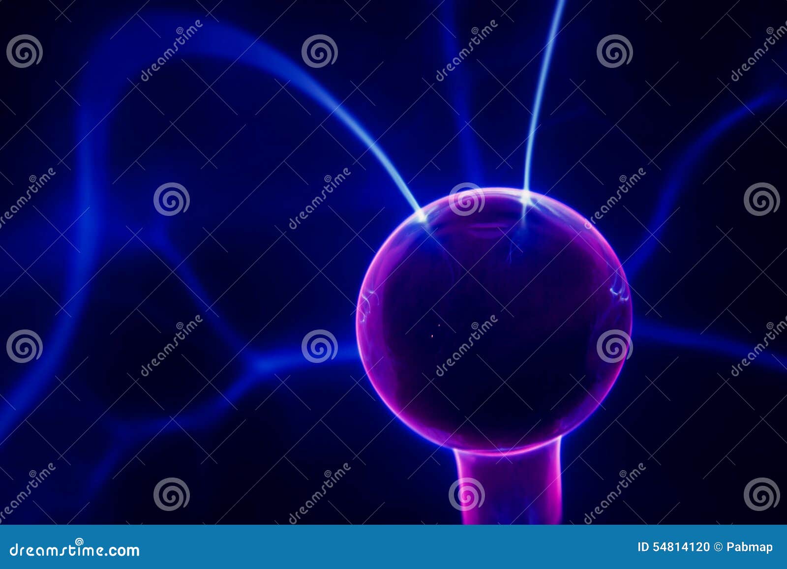 Lightning Electrical Sphere Stock Photo - Image of ball, bright: 54814120