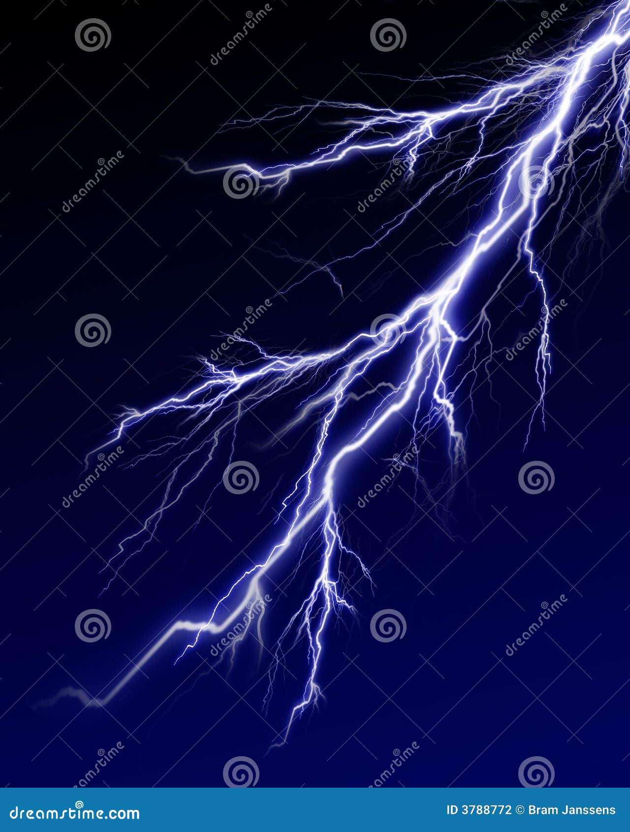 Lightning Flash Glowing Light Effects Set Royalty-Free Cartoon ...