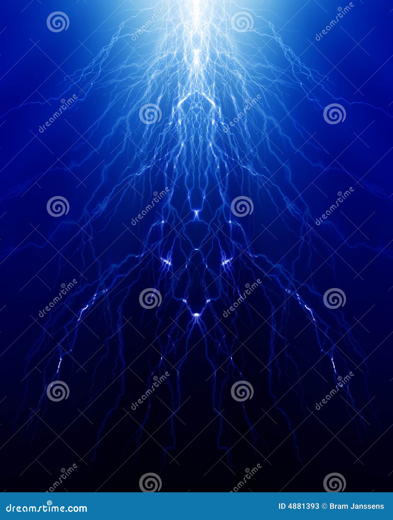 Lightning Flash Effect. Realistic Electric Lightning, Abstract ...