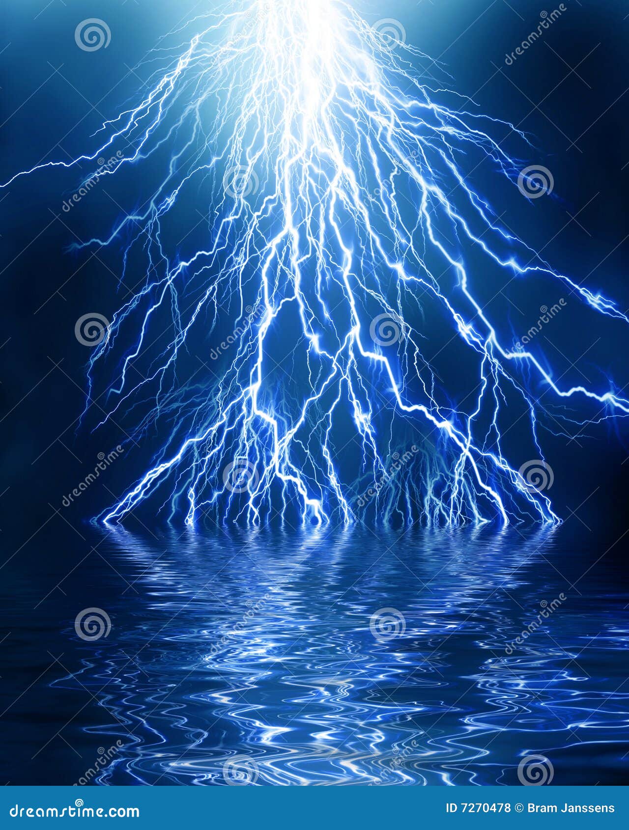 Lightning Flash Background Vector Illustration | CartoonDealer.com ...