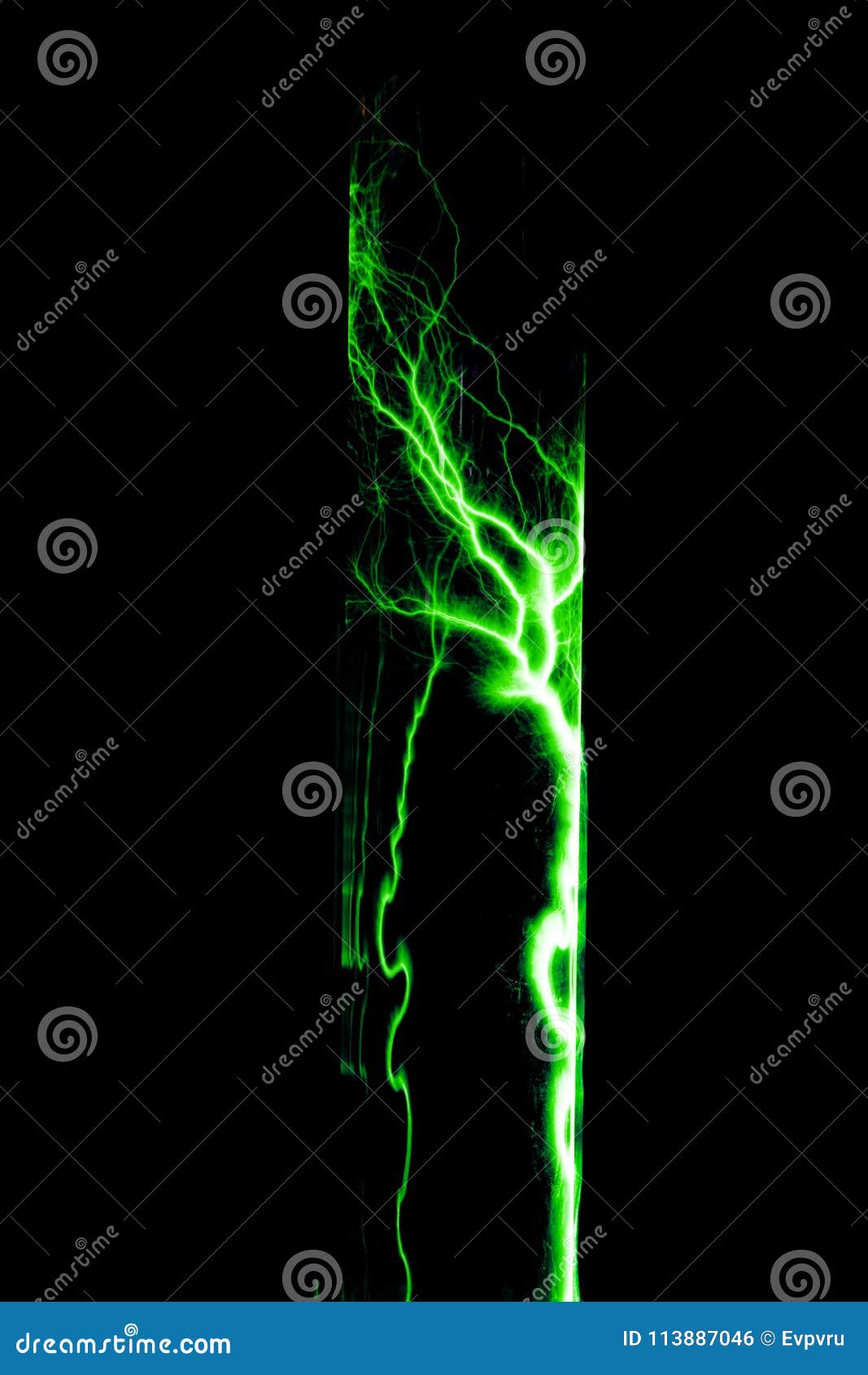 Lightning Flash Discharge of Electricity on Transparent Background ...