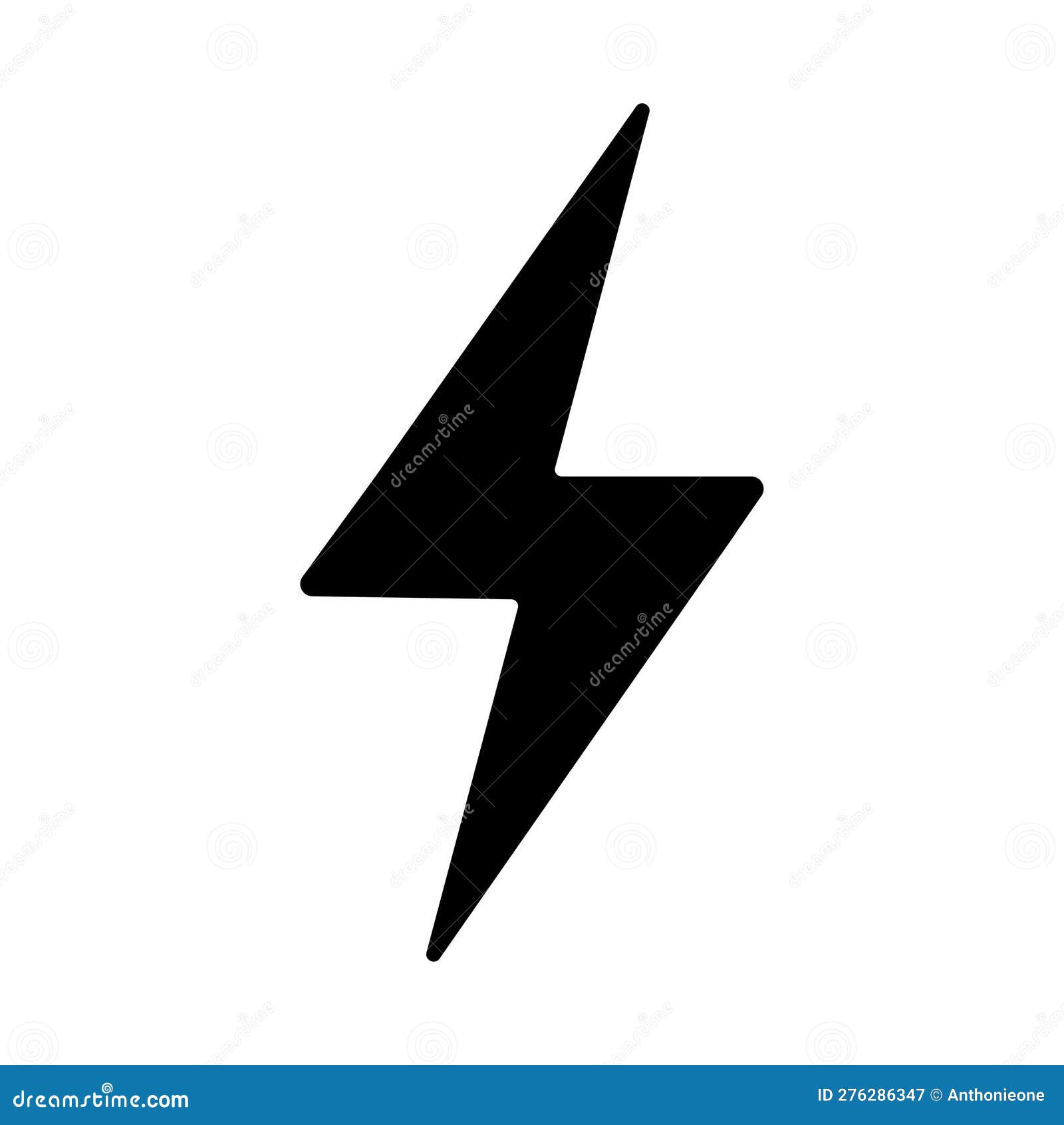 Lightning Flash Icon Isolated Vector Illustration Stock Vector ...