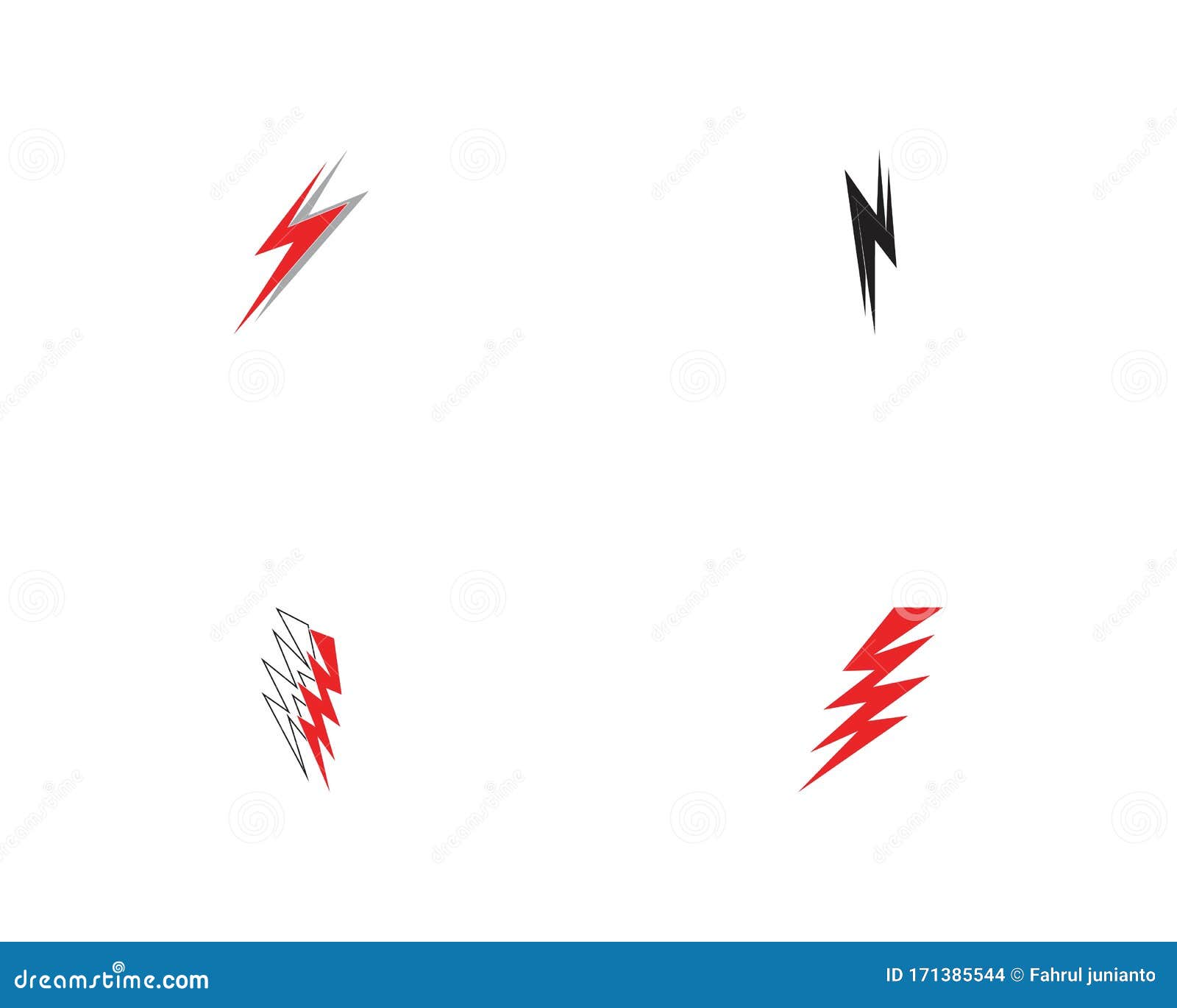 Lightning Flash Icon Logo Vector Stock Illustration - Illustration of ...