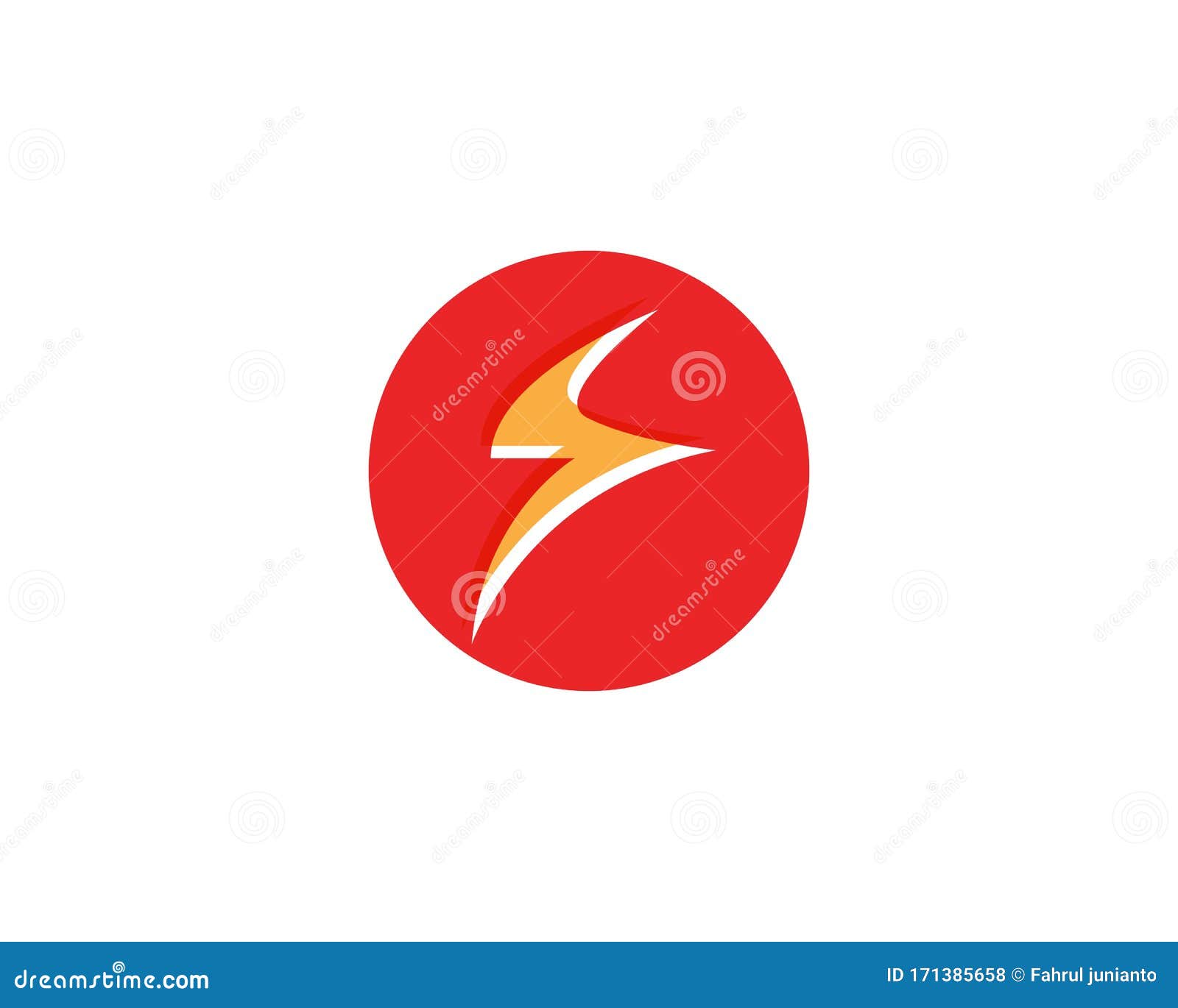Lightning Flash Icon Logo Vector Stock Illustration - Illustration of ...
