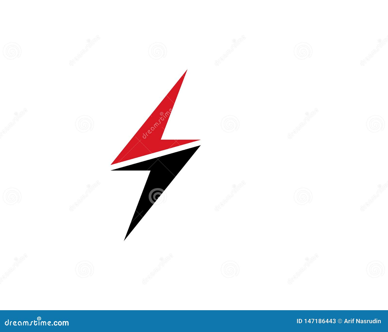 Lightning Flash Logo Black Vector Stock Illustration - Illustration of ...