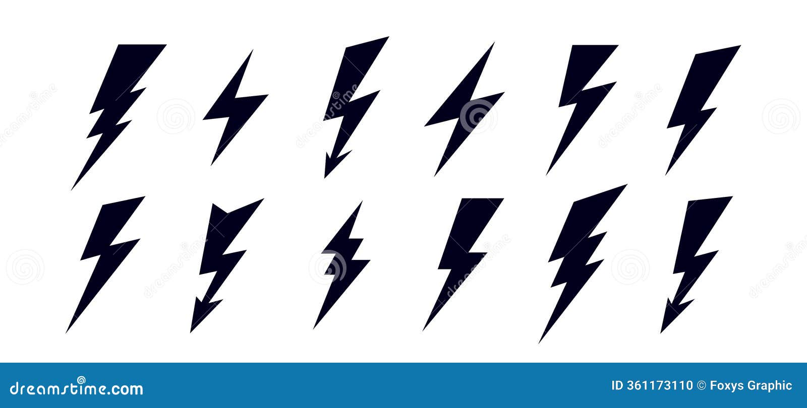 Lightning, Flash, Thunderbolt. Energy Flash Royalty-Free Stock ...
