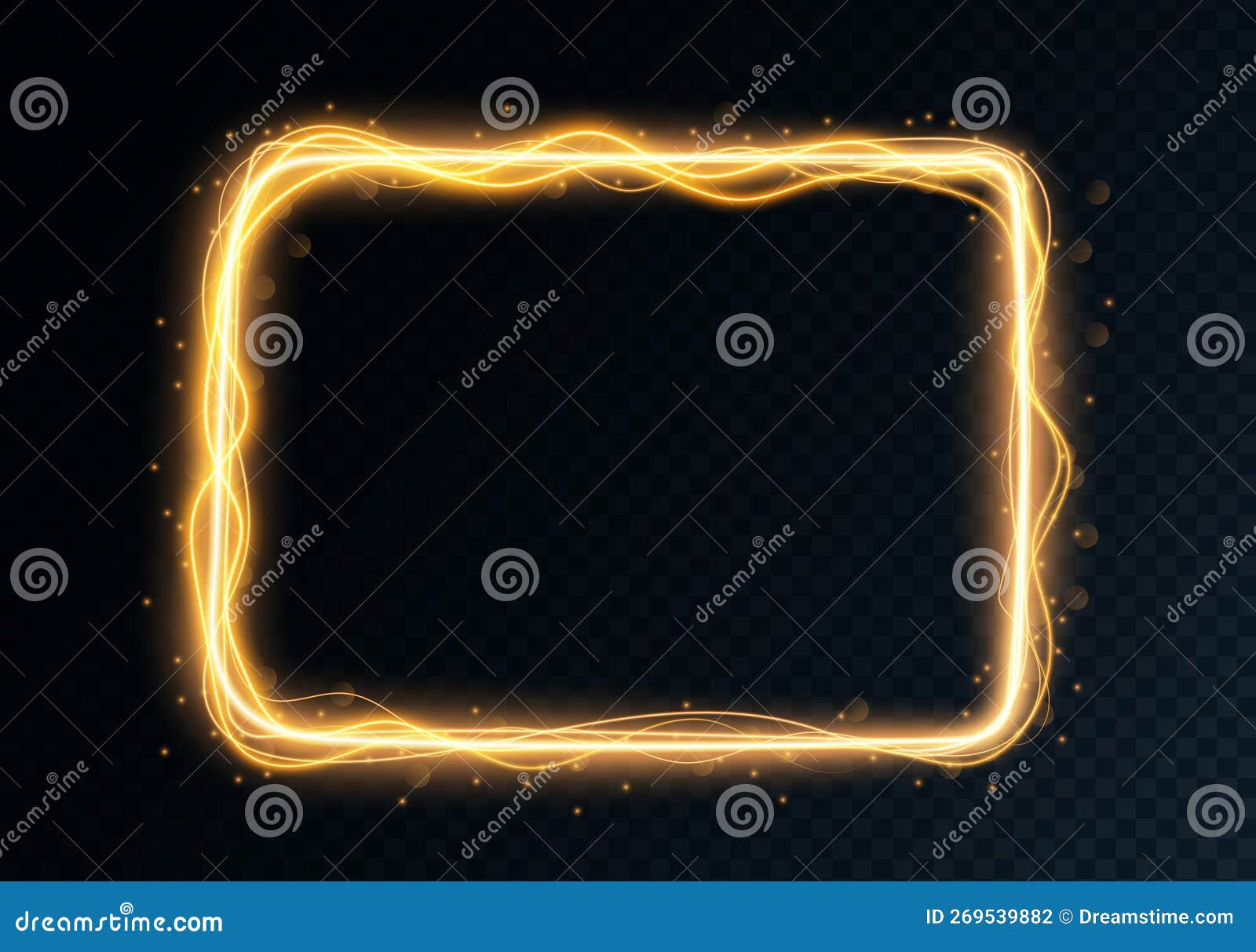 Lightning frames vector stock vector. Illustration of charge - 269539882