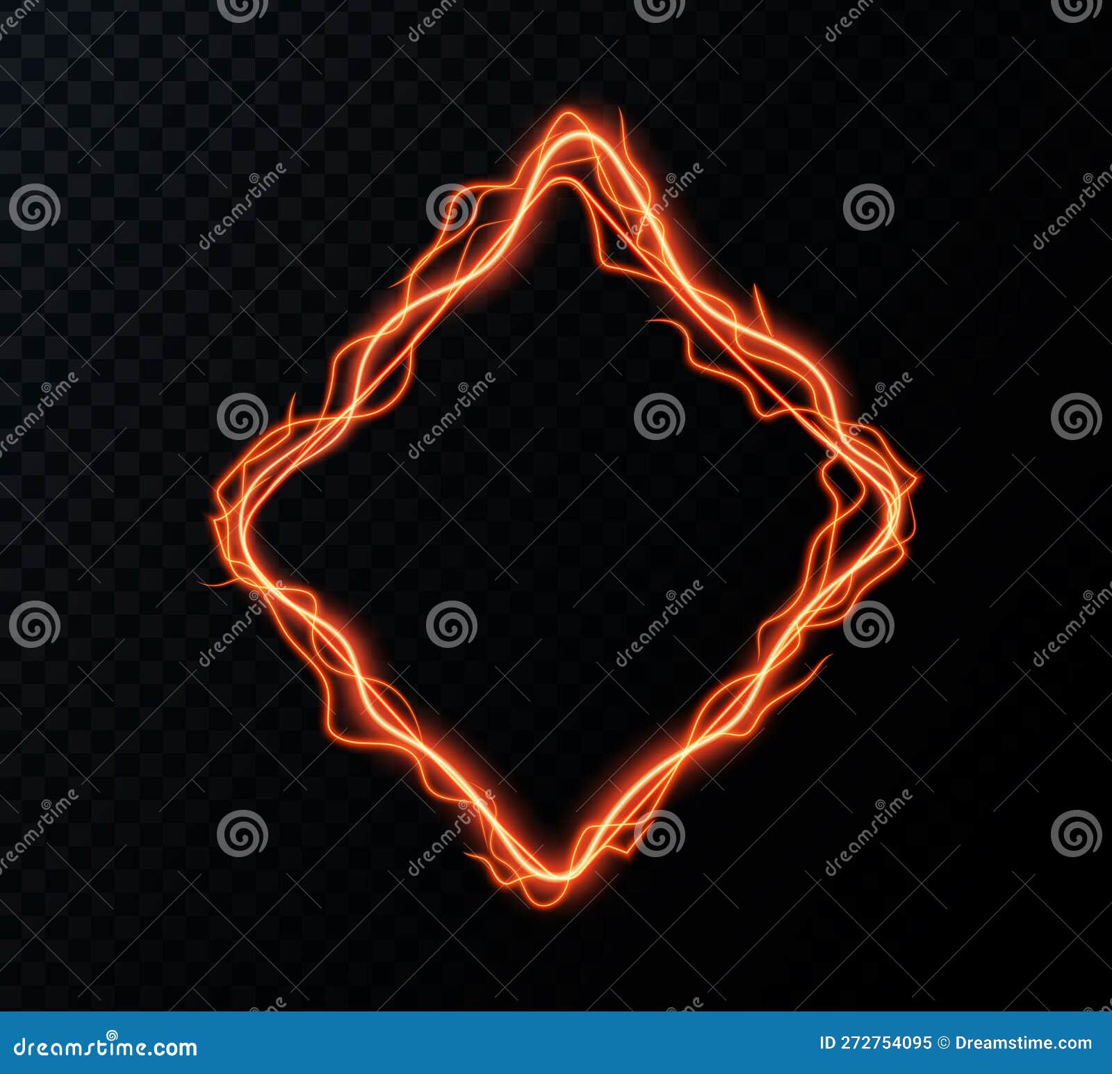 Lightning frames vector stock vector. Illustration of voltage - 272754095