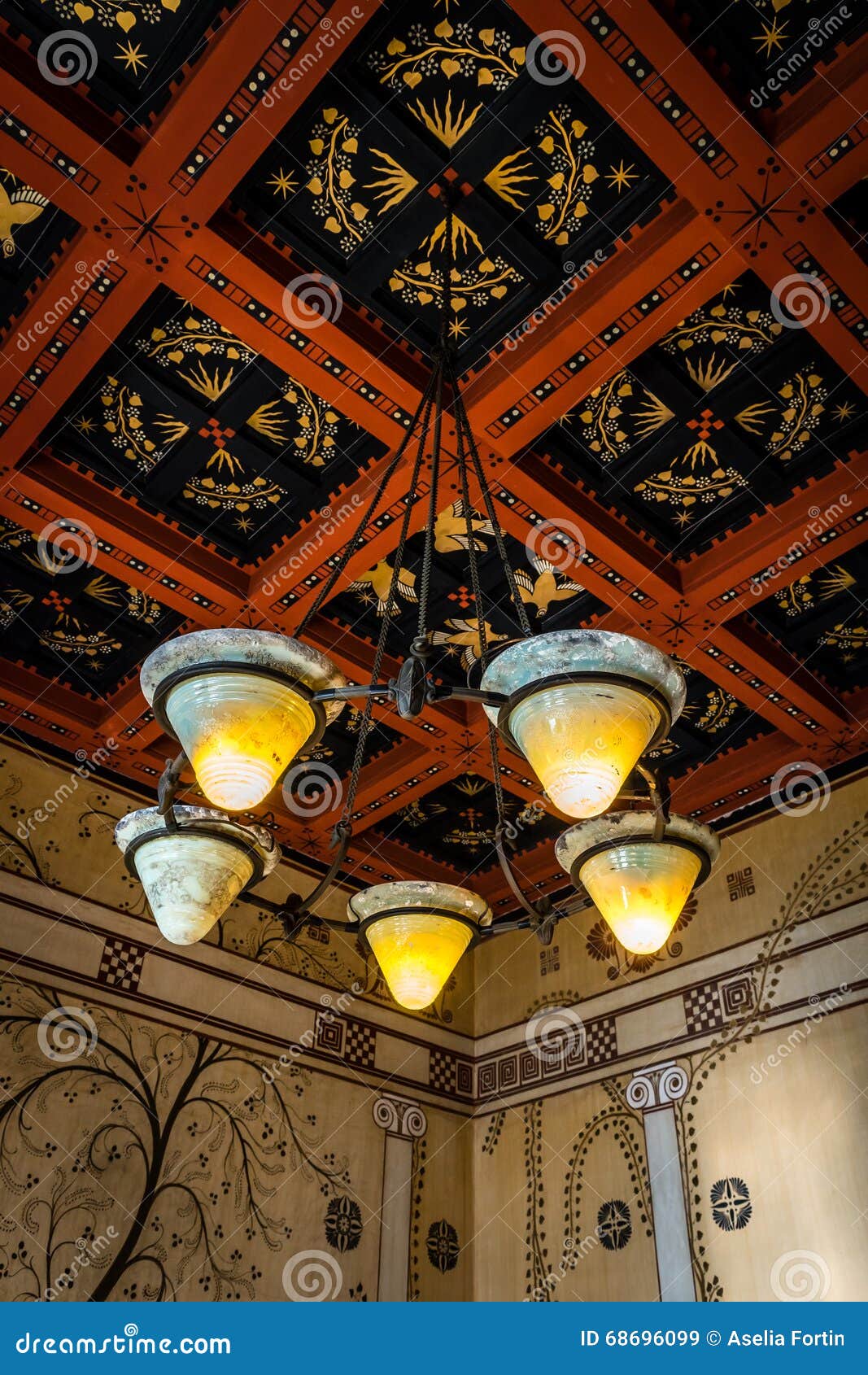 Lightning Greece, interior editorial stock image. Image of architecture ...