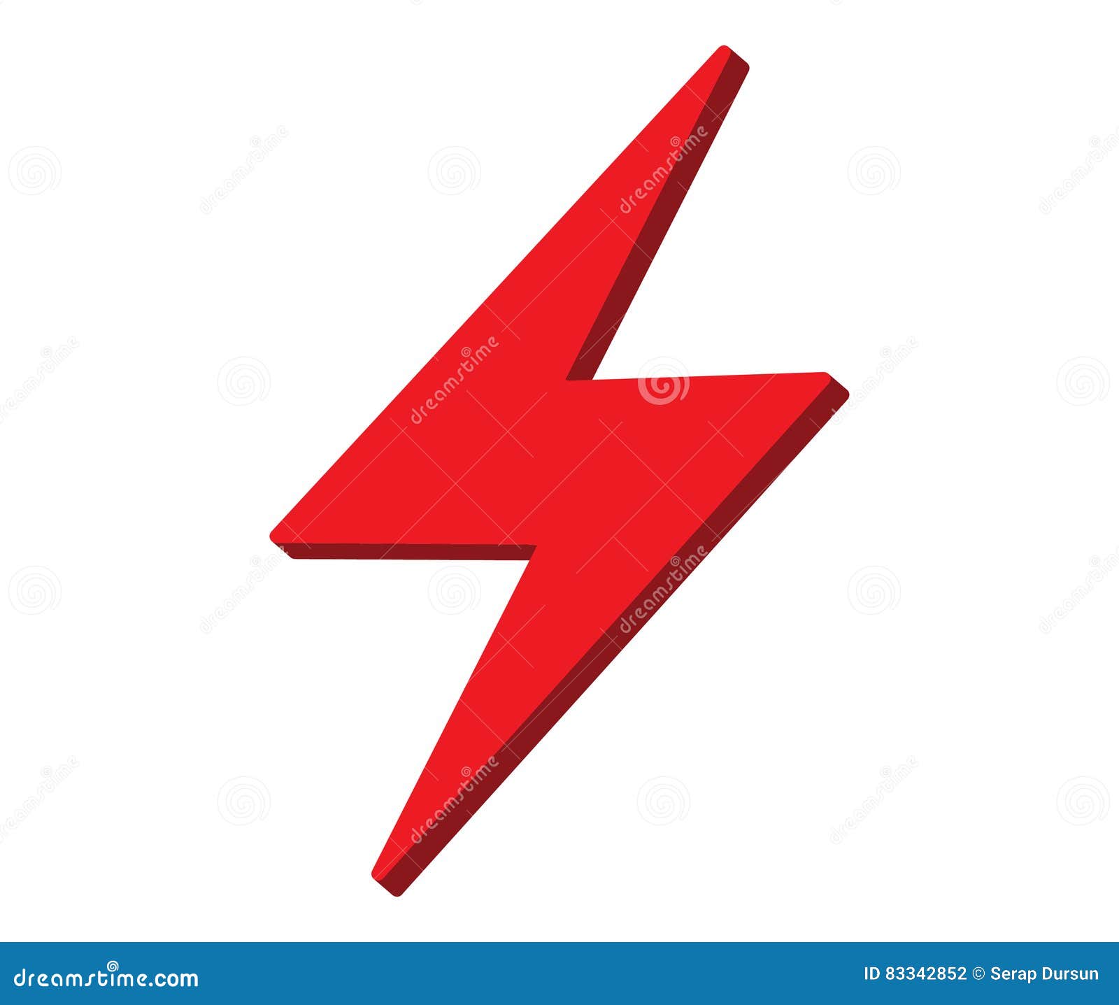 Lightning Icon Design stock vector. Illustration of battery - 83342852