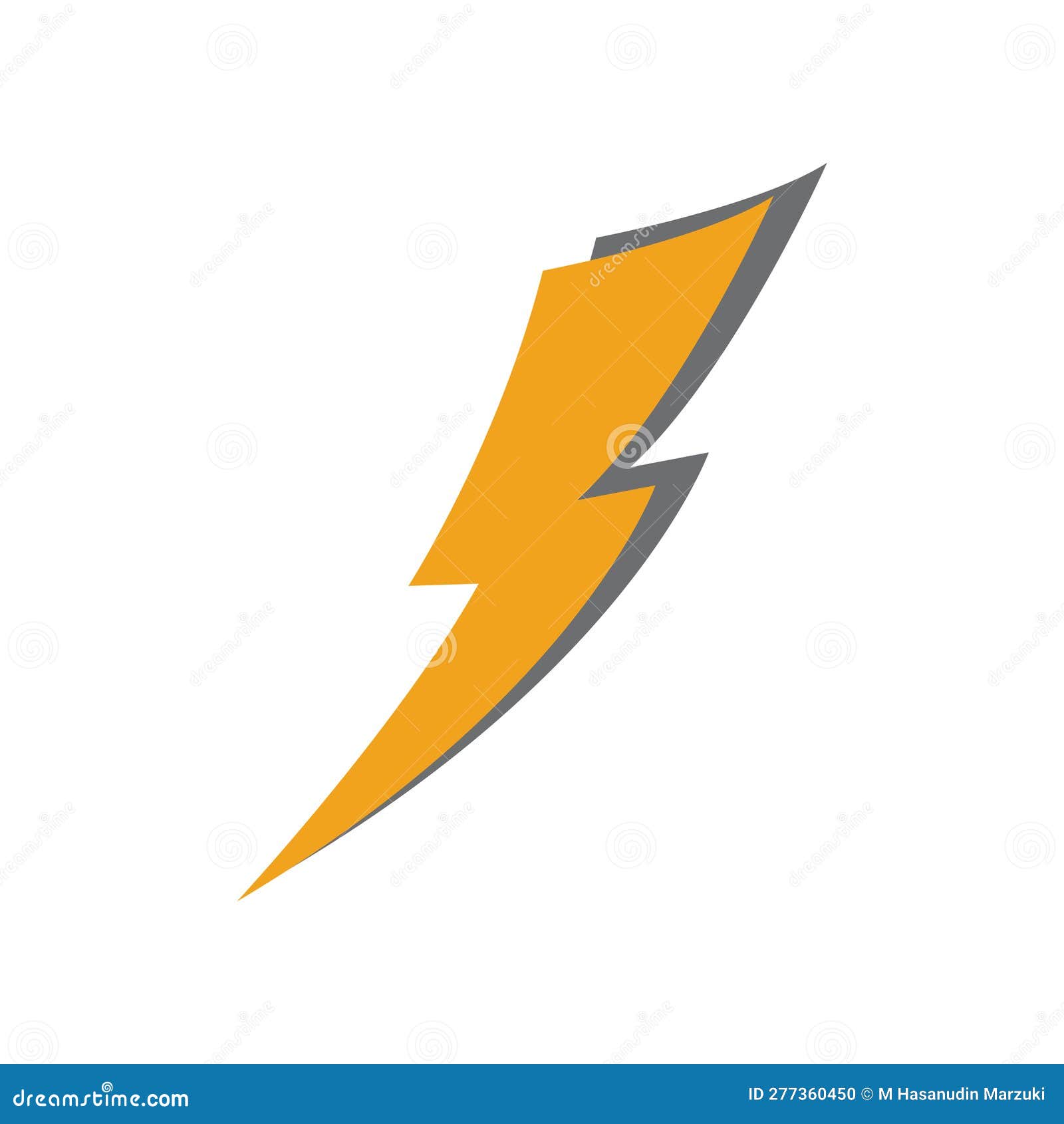 Lightning icon flash logo stock illustration. Illustration of ...