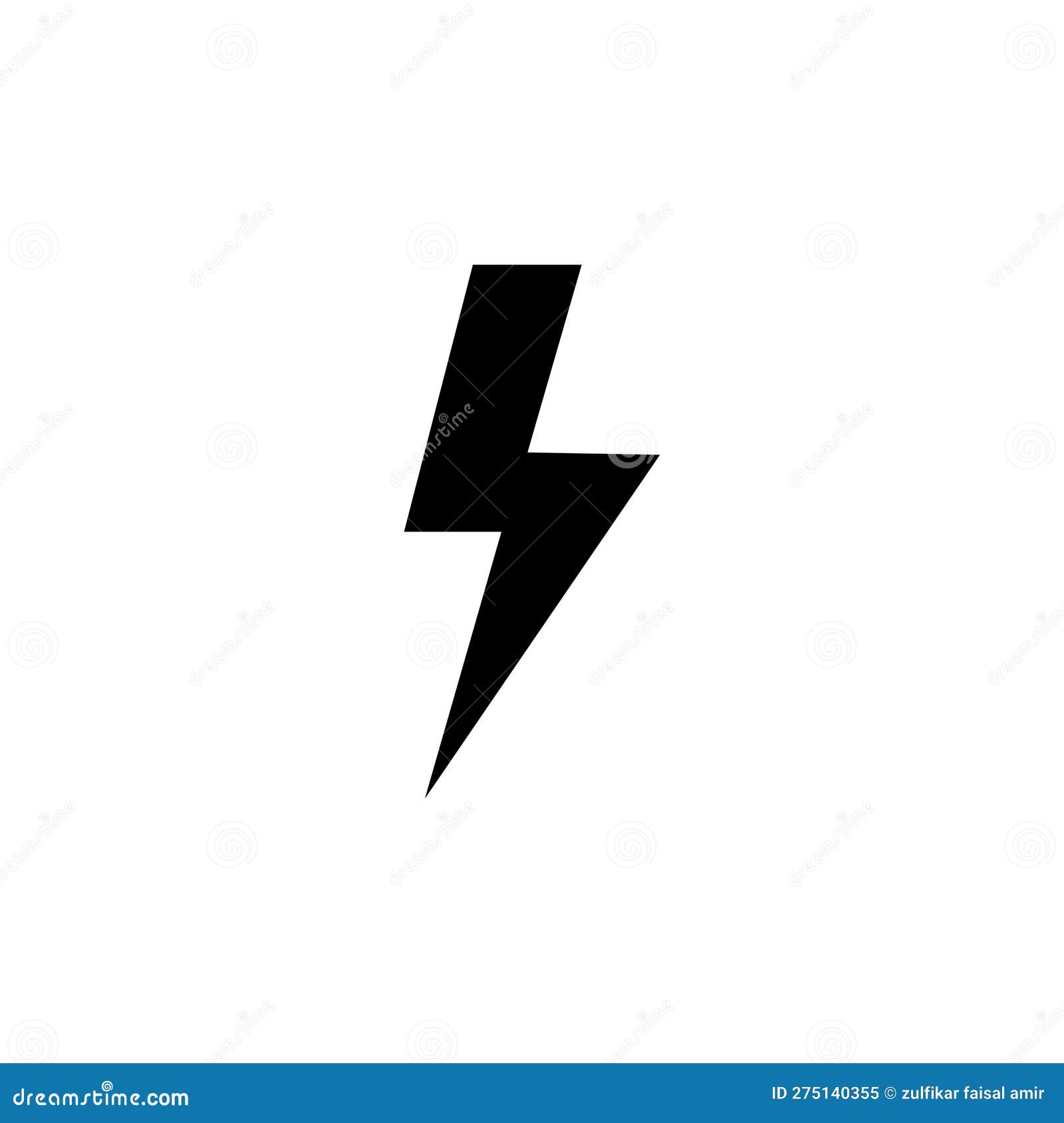 Lightning Icon . Electric Icon Vector. Power Icon. Energy Sign Stock ...