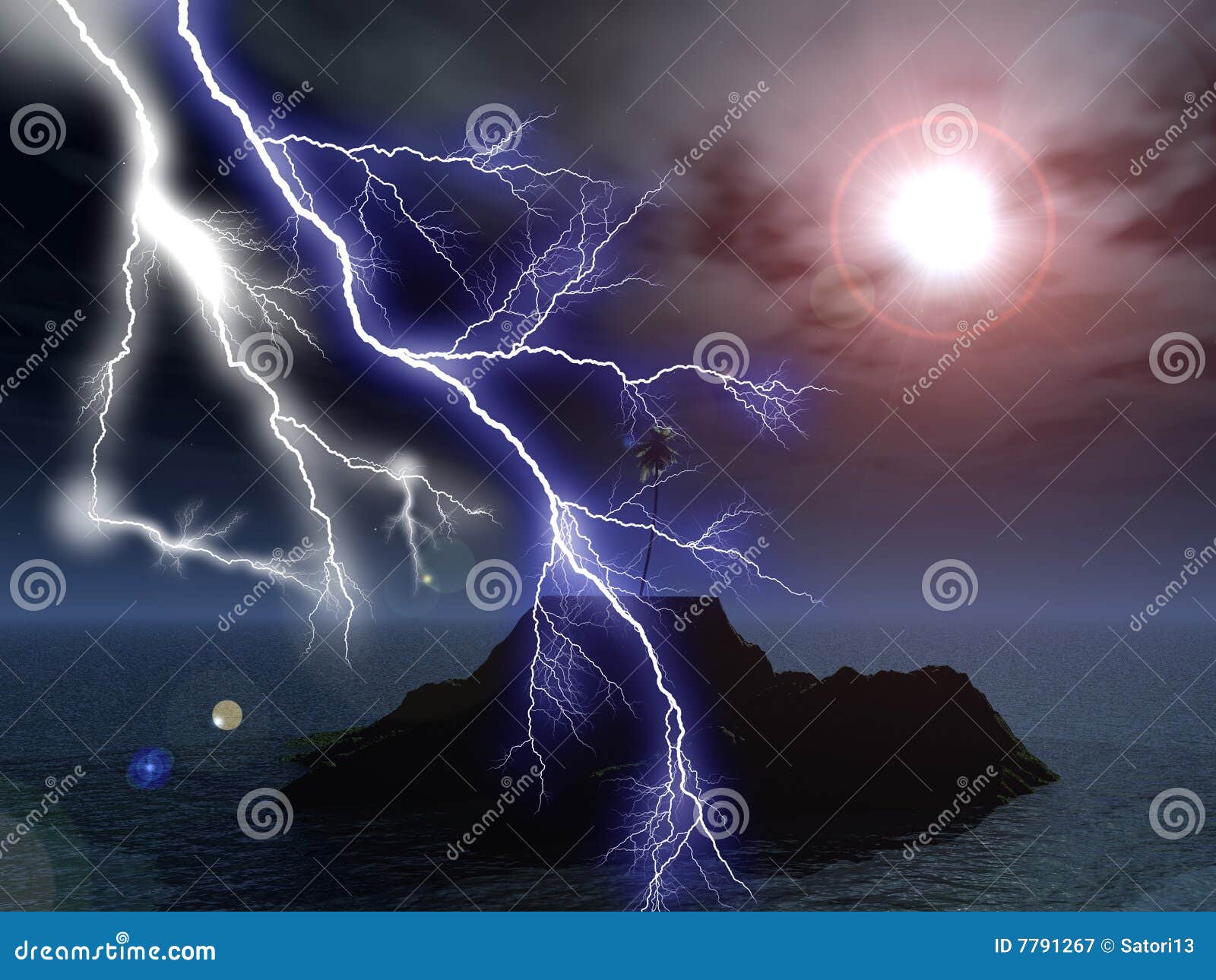 Lightning illustration stock illustration. Illustration of edges - 7791267
