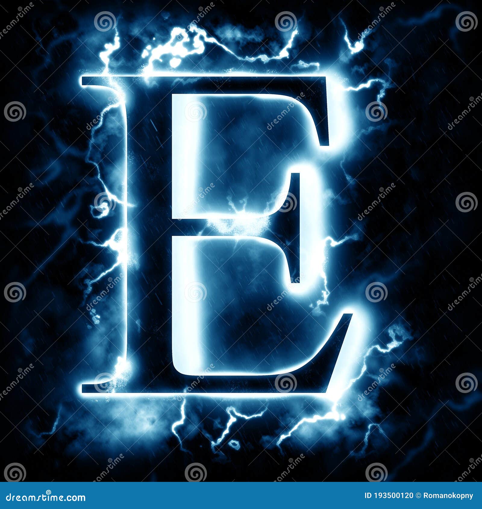 Lightning Letter A Stock Photography | CartoonDealer.com #193500086