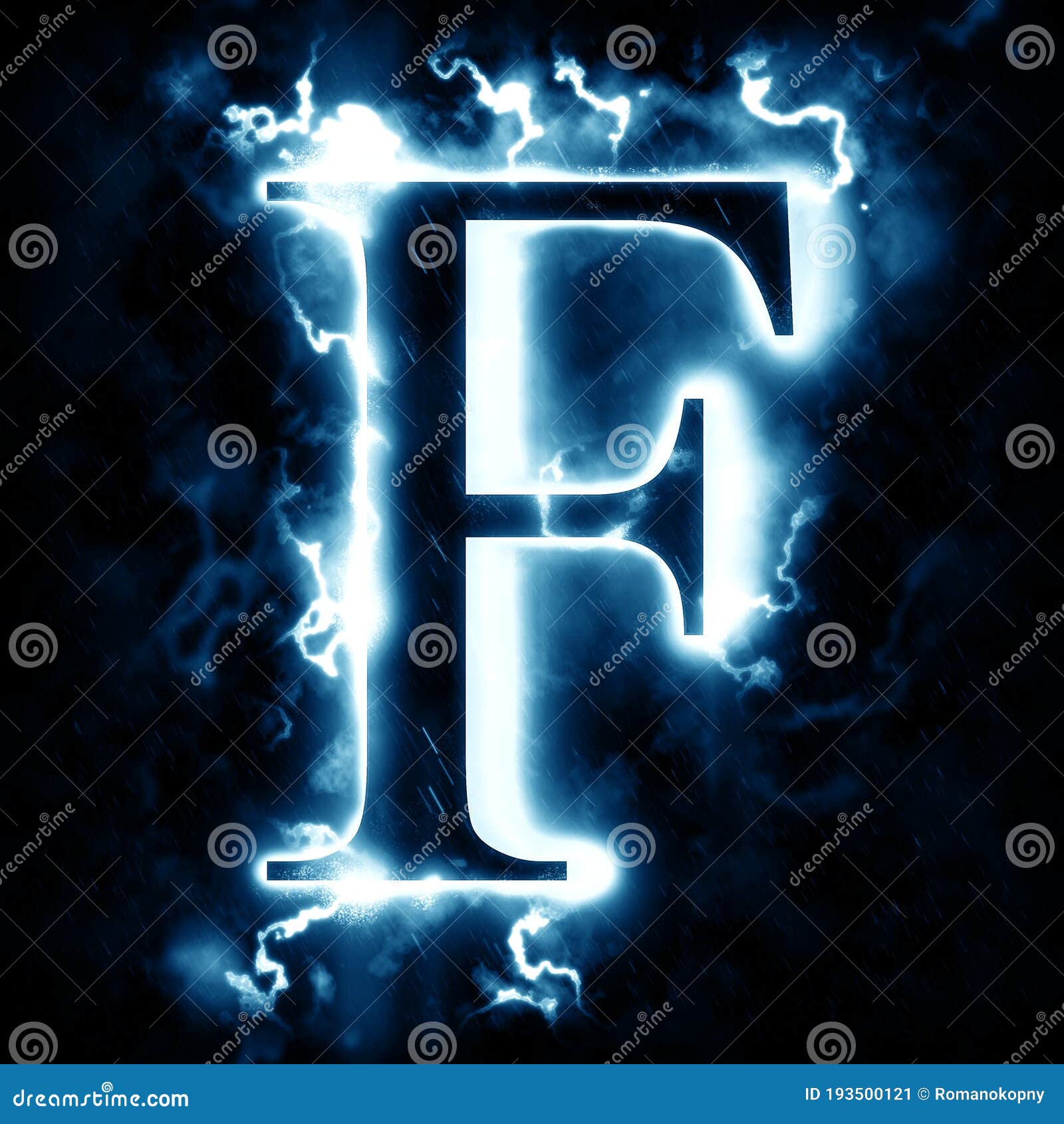 Lightning Bolt Alphabet