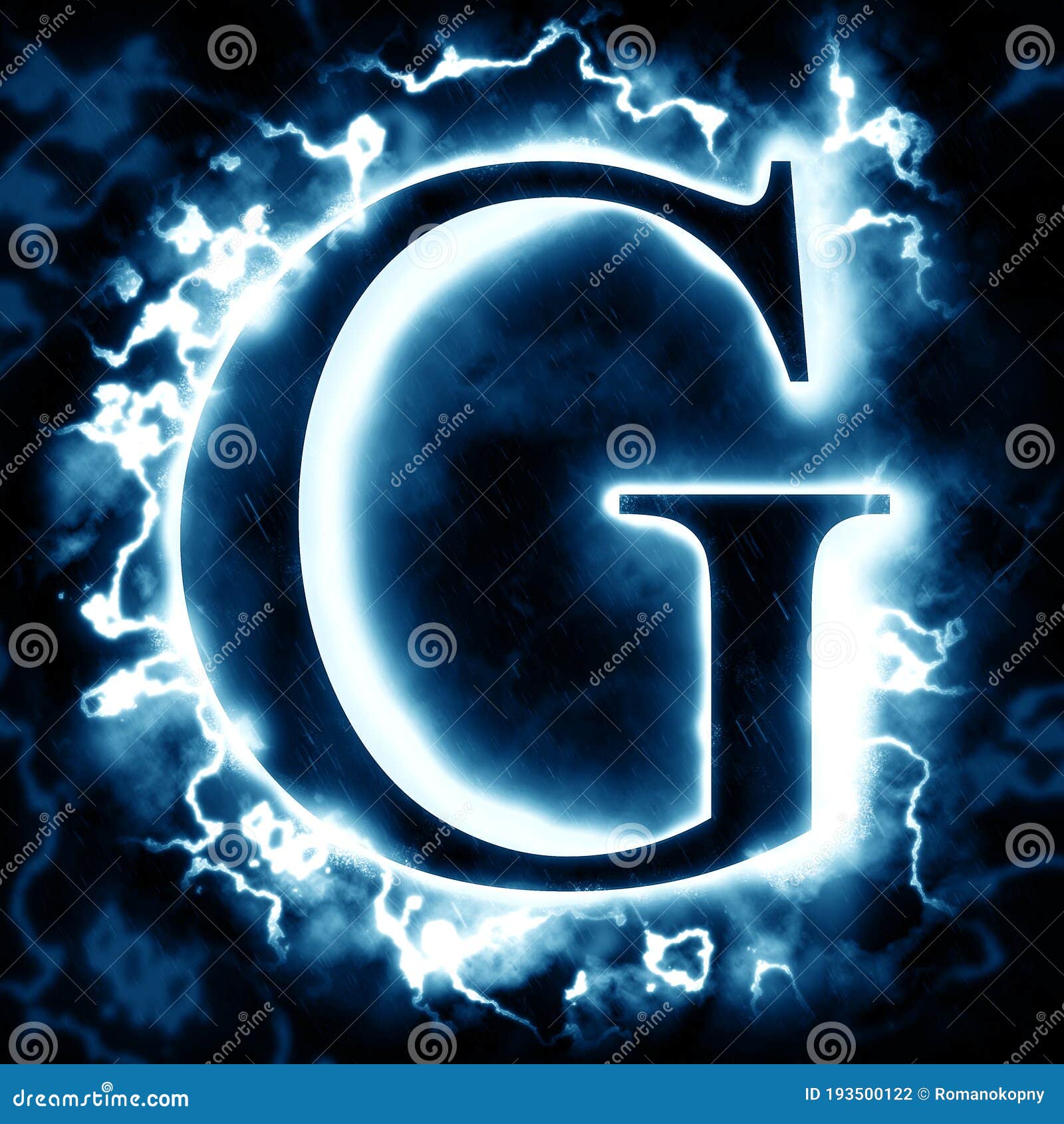 Letter G Fire
