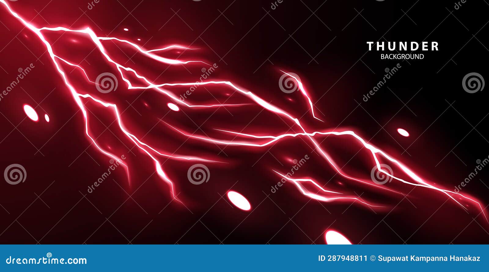 Lightning Light Effect Background Realistic Flash with Lightning ...