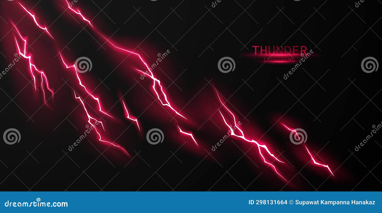 Lightning Light Effect Background Realistic Flash with Lightning ...
