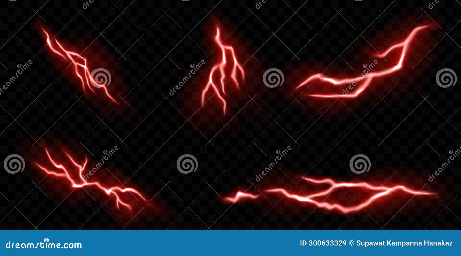 Lightning Light Effect Background Realistic Flash with Lightning ...