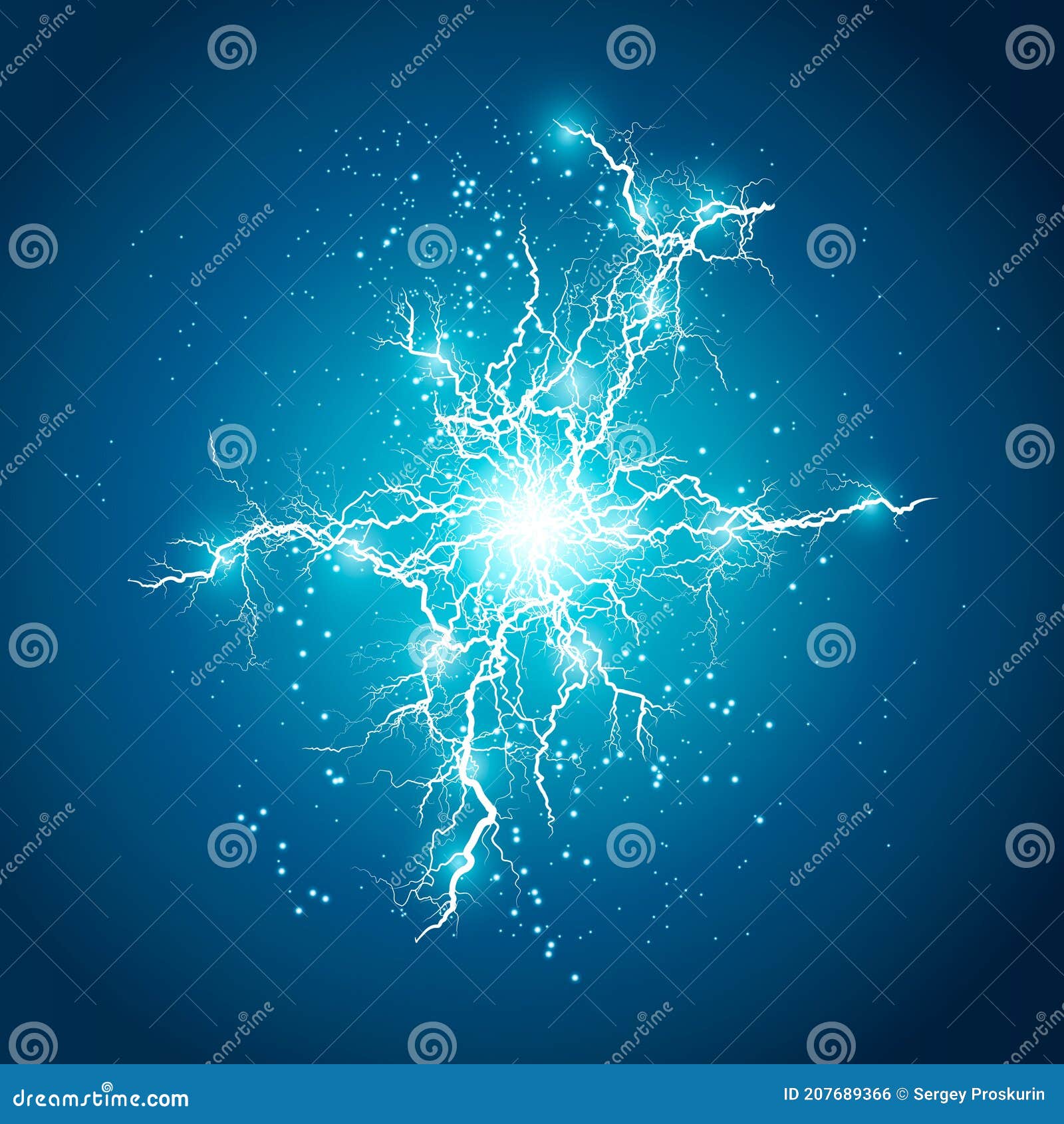 Lightning Lightning. Lightning Collision, Powerful Electrical Explosion ...