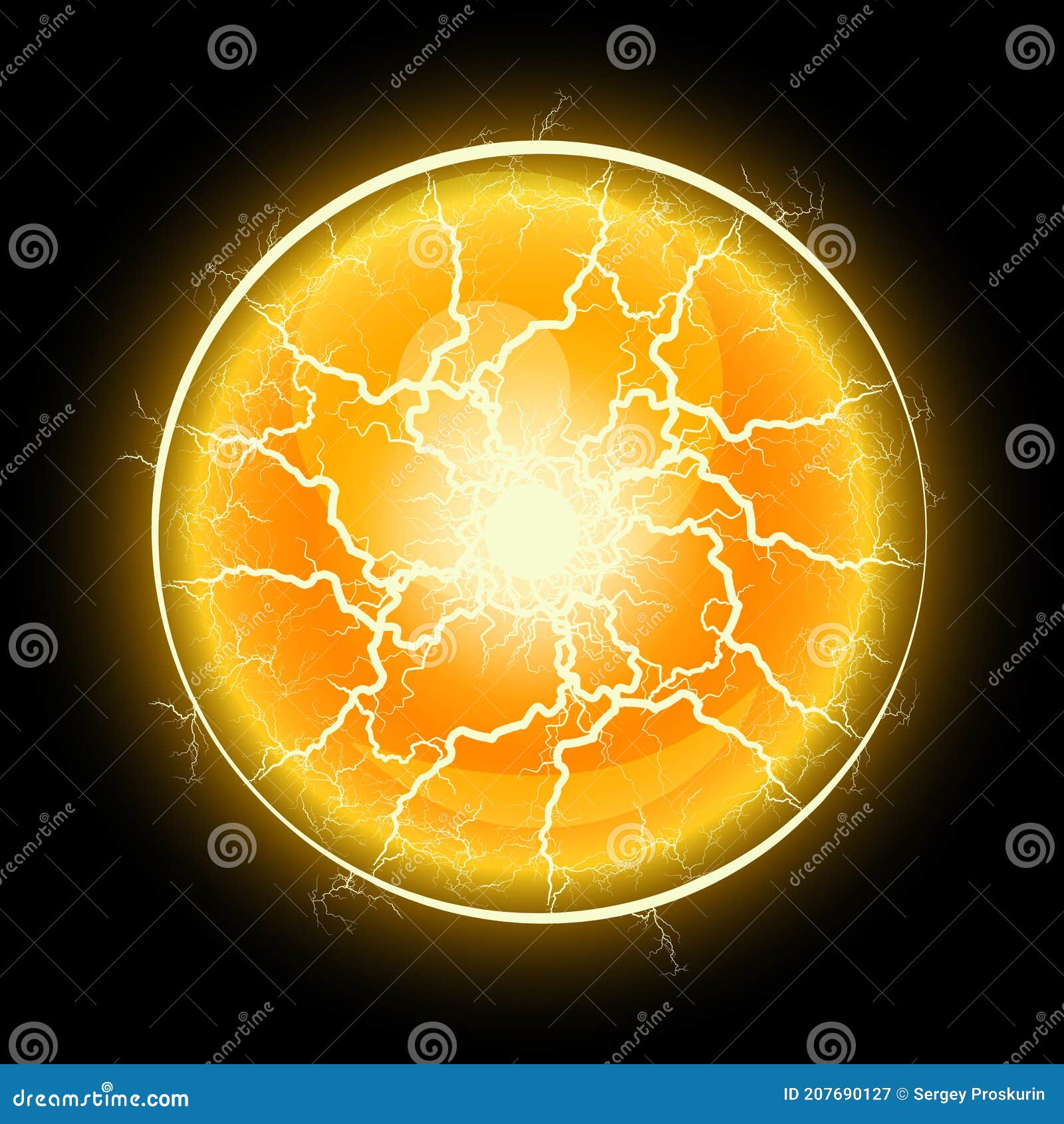 Lightning Lightning. Lightning Collision, Powerful Electrical Explosion ...