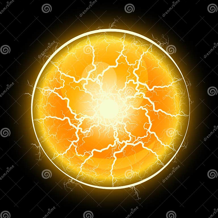 Lightning Lightning. Lightning Collision, Powerful Electrical Explosion ...