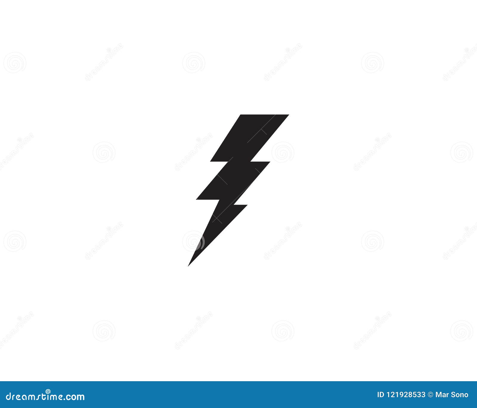 Lightning Logo Icon and Symbols Bolt Stock Vector - Illustration of ...
