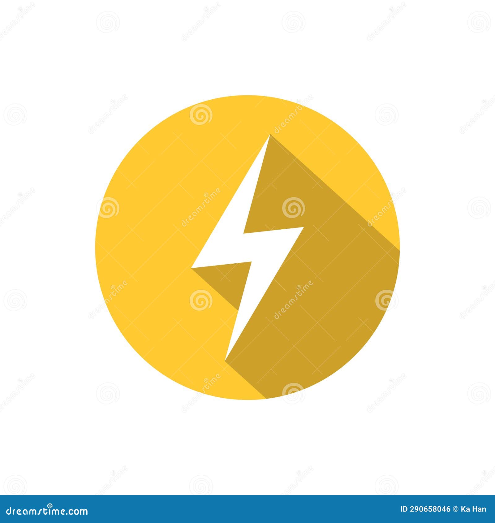 Lightning Logo Icon Vector in Flat Style. Thunderbolt Sign Symbol Stock ...