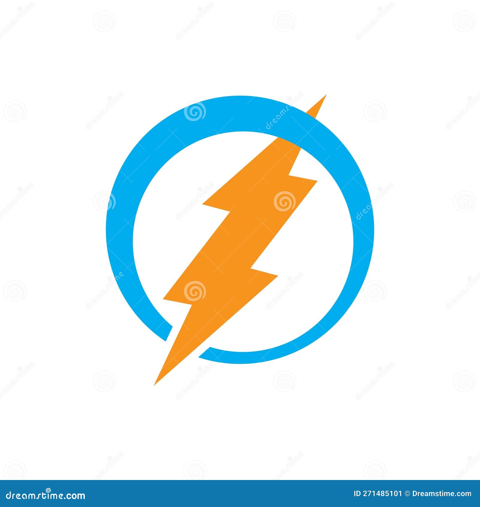 Lightning logo images stock vector. Illustration of electrical - 271485101