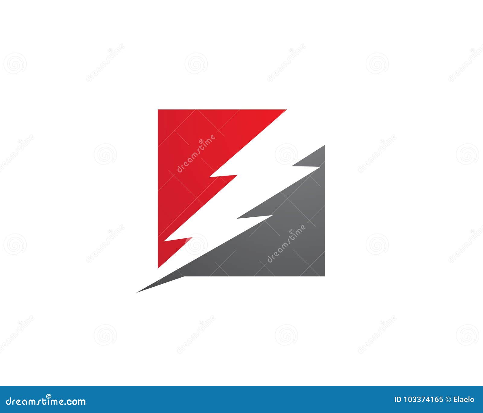 Lightning Logo Template stock vector. Illustration of electricity ...