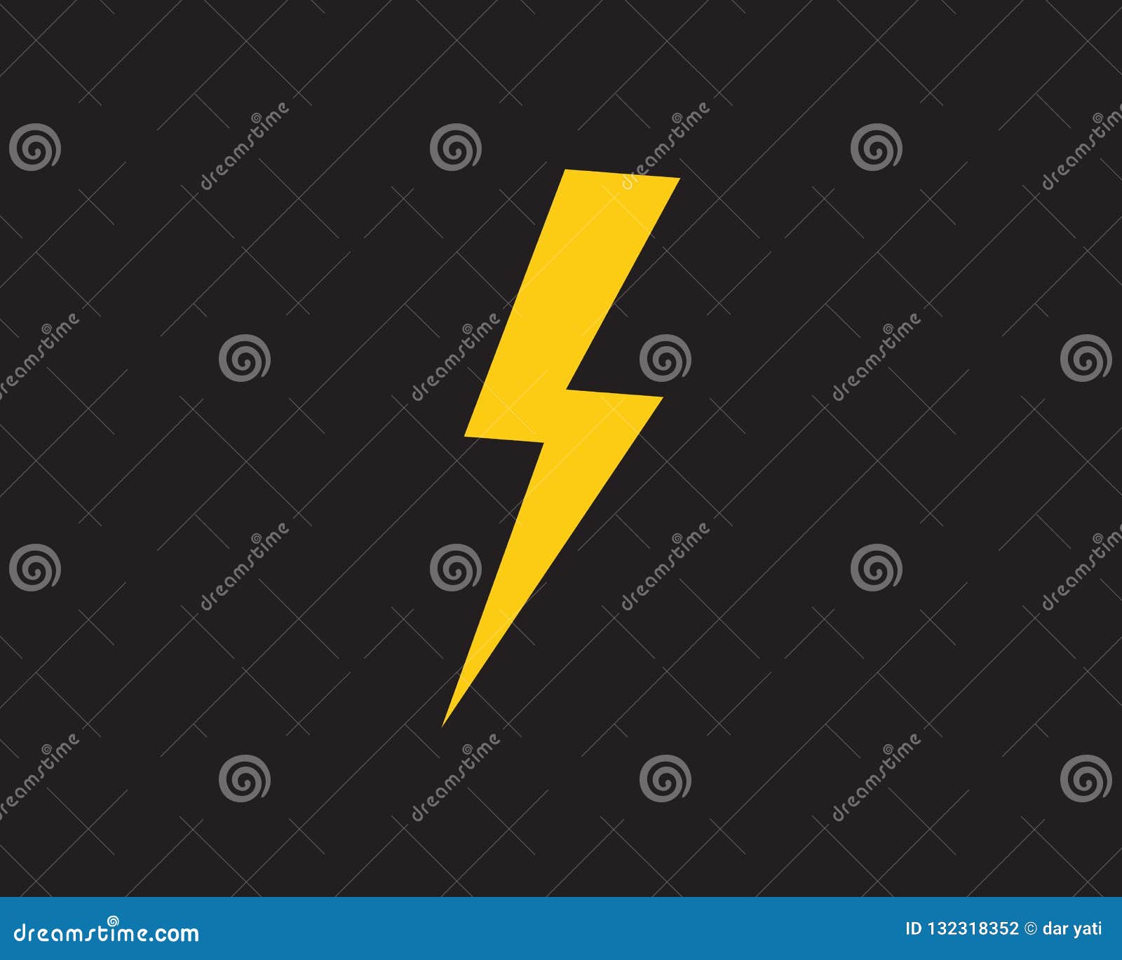 Lightning Logo Vector Illustration Stock Vector - Illustration of ...