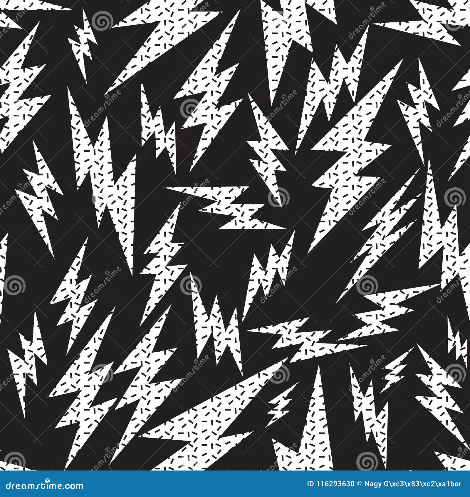 Lightning Pattern. Cartoon Vector | CartoonDealer.com #36576749