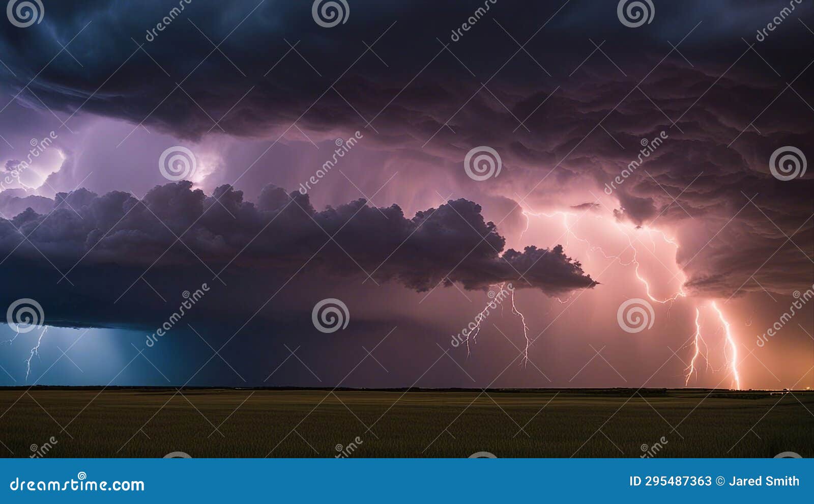 Lightning in the Mountains Supercell Thunderstorm Lightning Bolt Dark ...