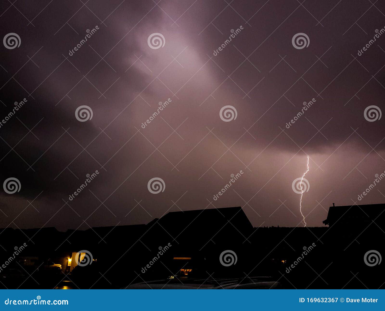 Lightning stock image. Image of night, bolt, storm, powerful - 169632367