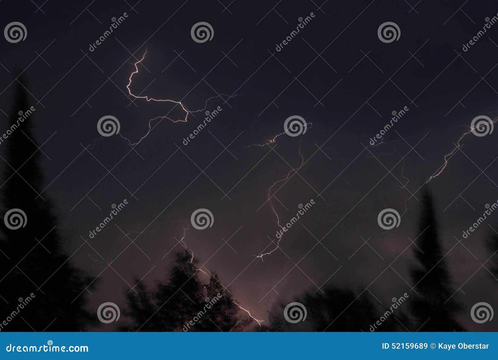 Lightning Over Northern Minnesota Stock Image - Image of cover ...